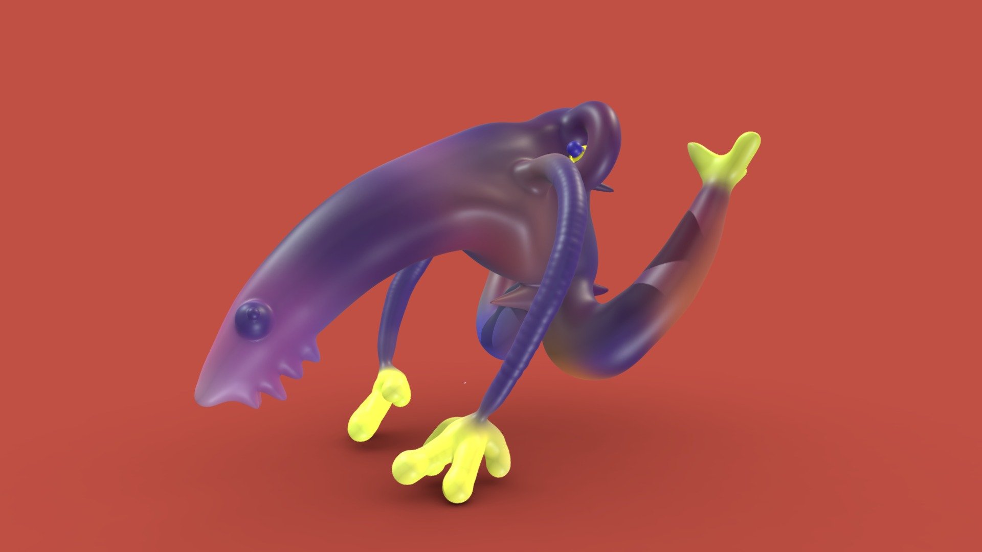 spiky - 3D model by Kalman Pool (@kalmanpool) [43e9f88] - Sketchfab