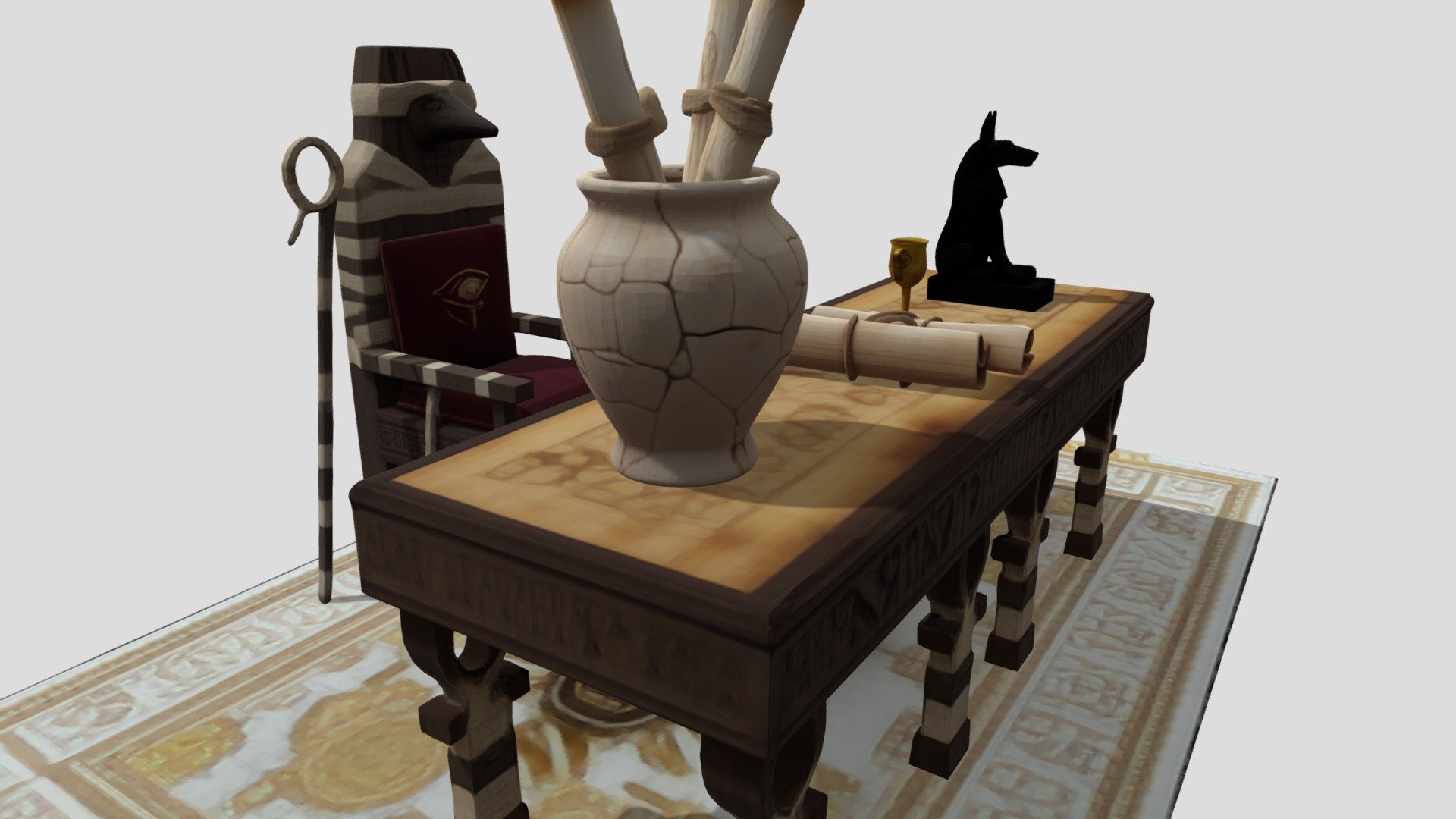 Mummy Prop Set - 3D model by ecefilms [43eaf60] - Sketchfab