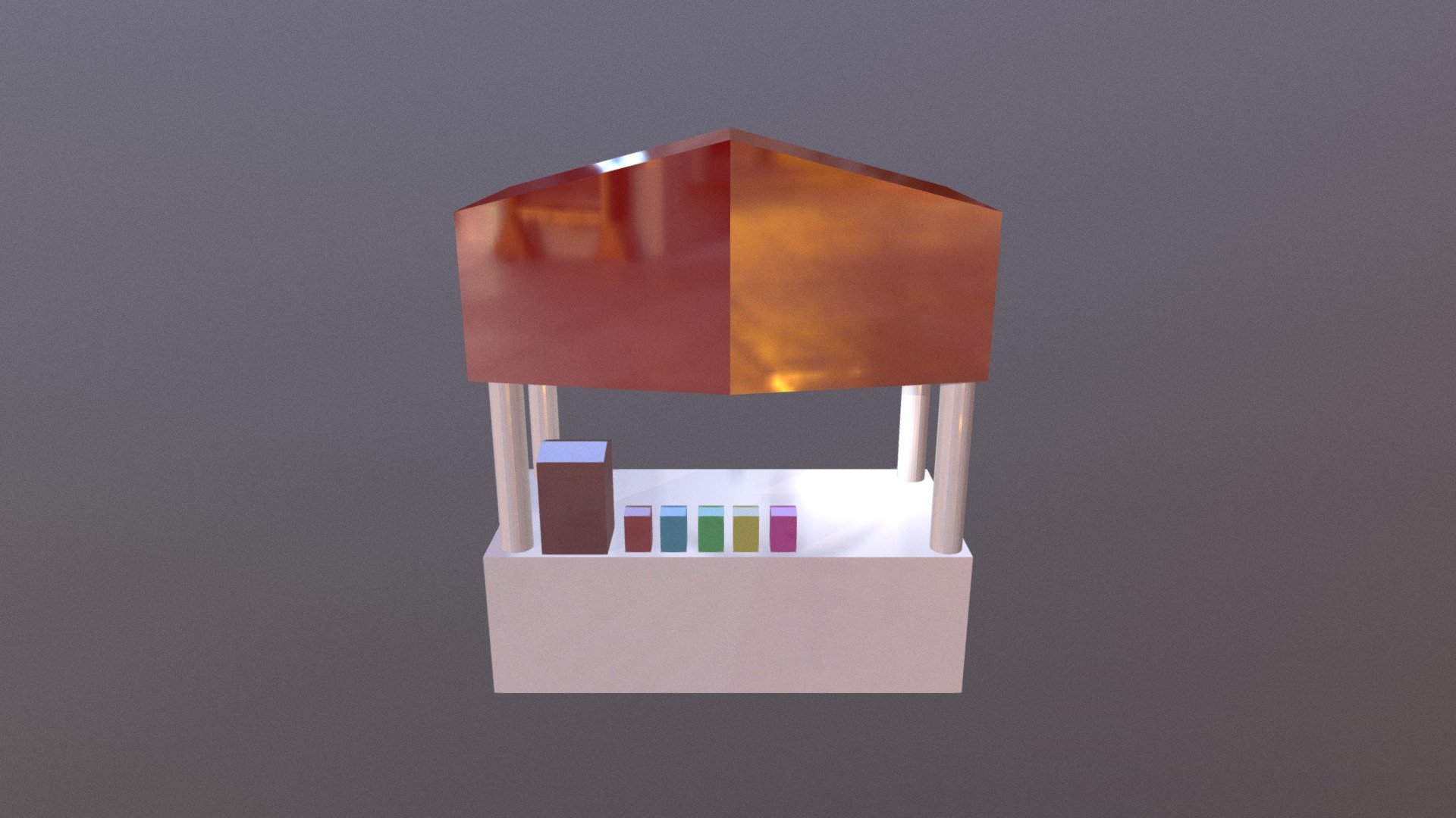 Ogilvy Shop - 3D model by Wanlaya [43eb016] - Sketchfab