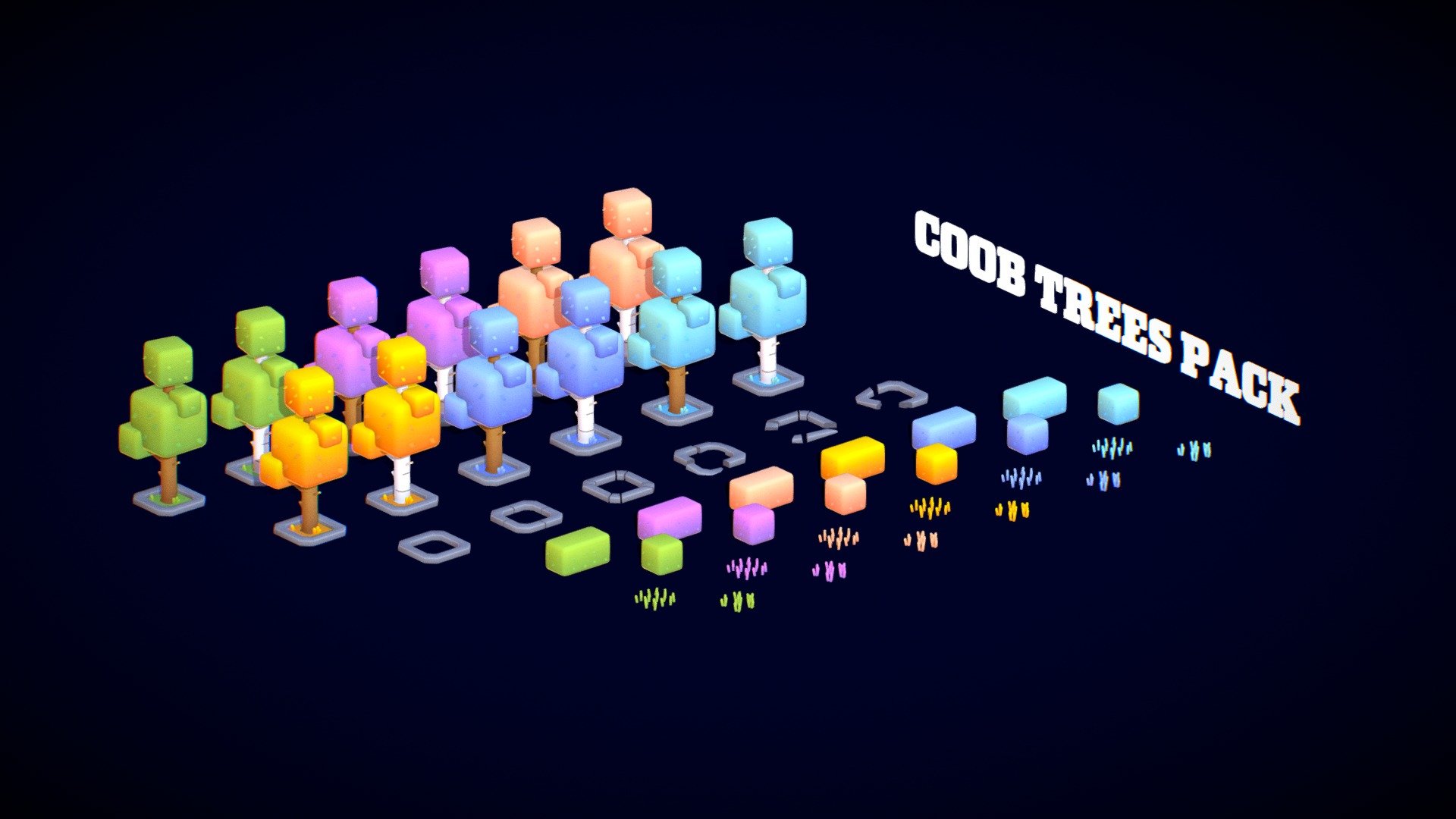Coob Trees Pack | Lowpoly - Buy Royalty Free 3D model by Aki (@Akishaqs ...