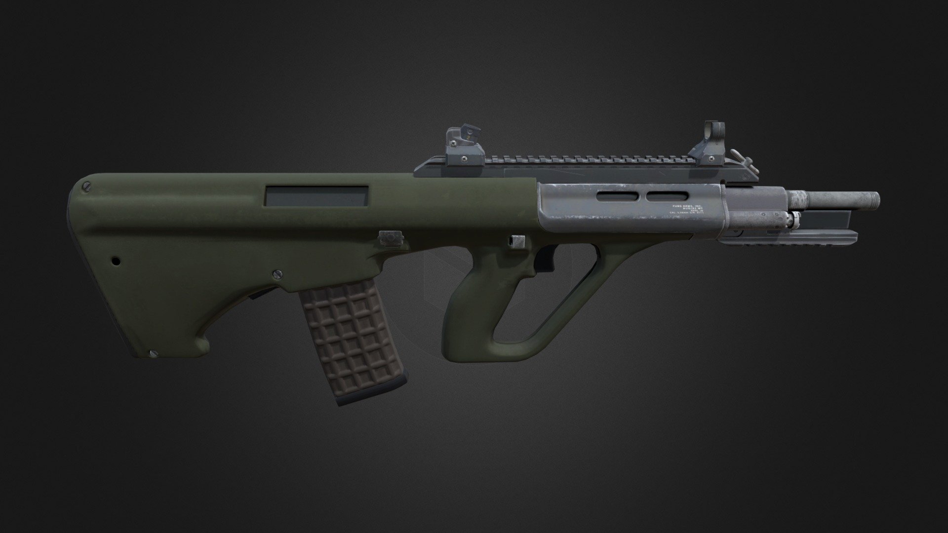 Silver Plate - AUG | PUBG - 3D model by pubgitems.info (@pubgitems.pro ...