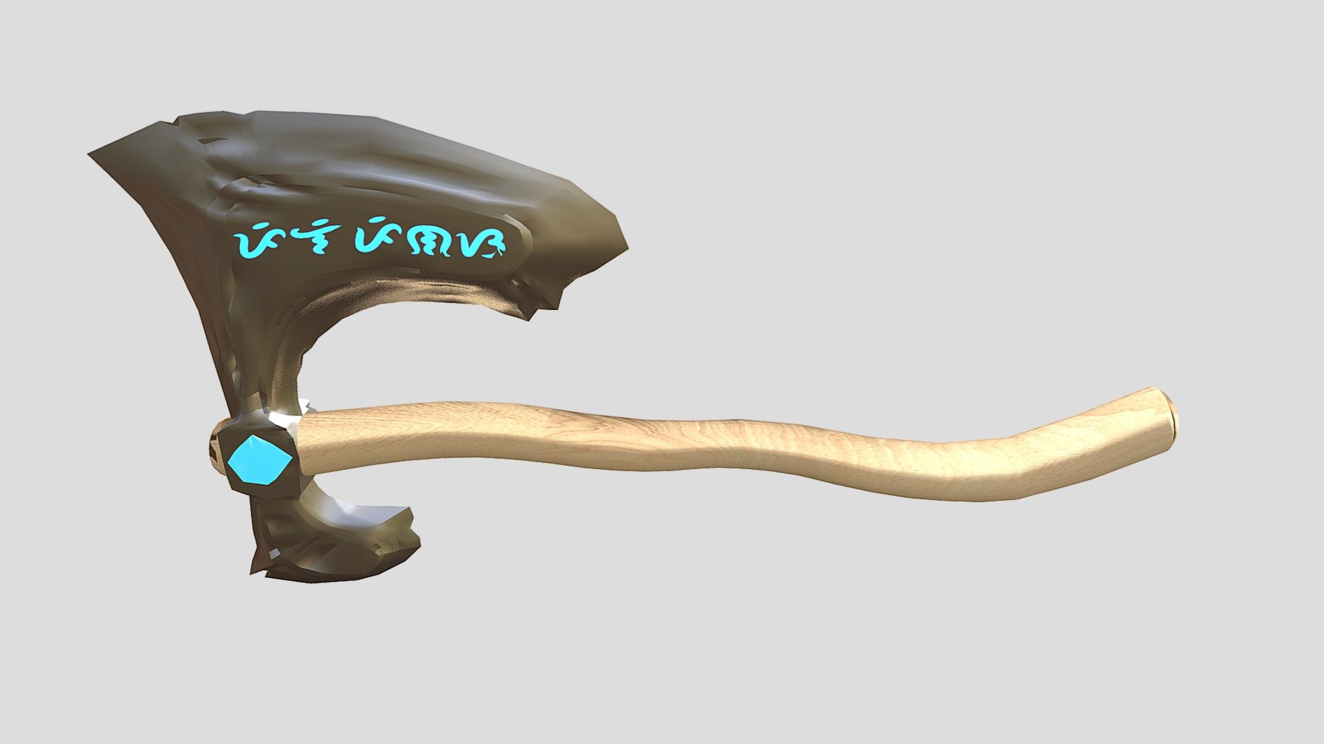 Celestial Axe - 3D model by xanen [43ed8d6] - Sketchfab