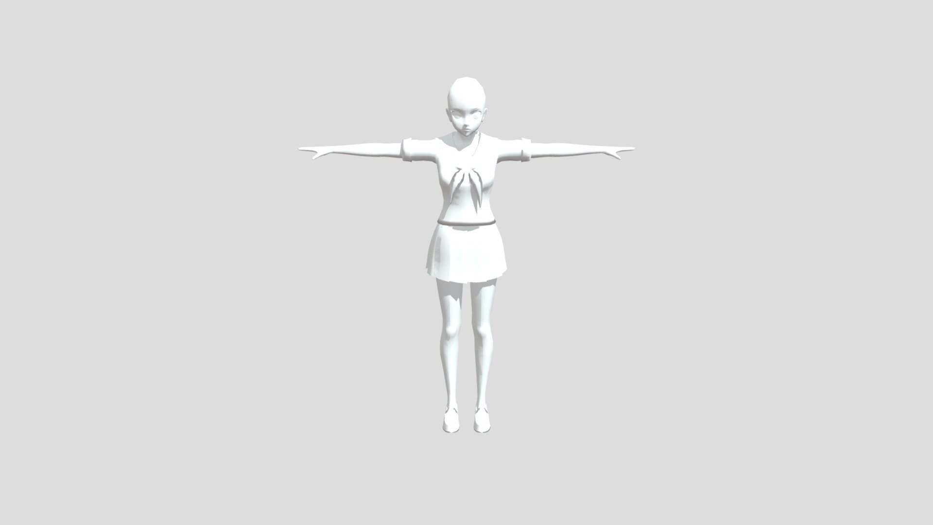 Running girl - 3D model by AiryDev (@AiryDev_1606) [43ee75a] - Sketchfab