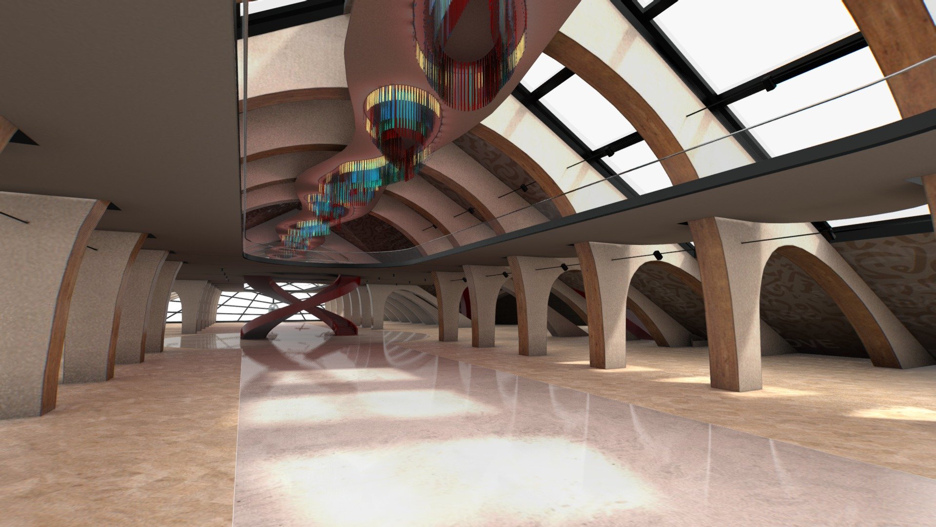G0006 VR Virtual Reality Art Center Animated - Buy Royalty Free 3D ...