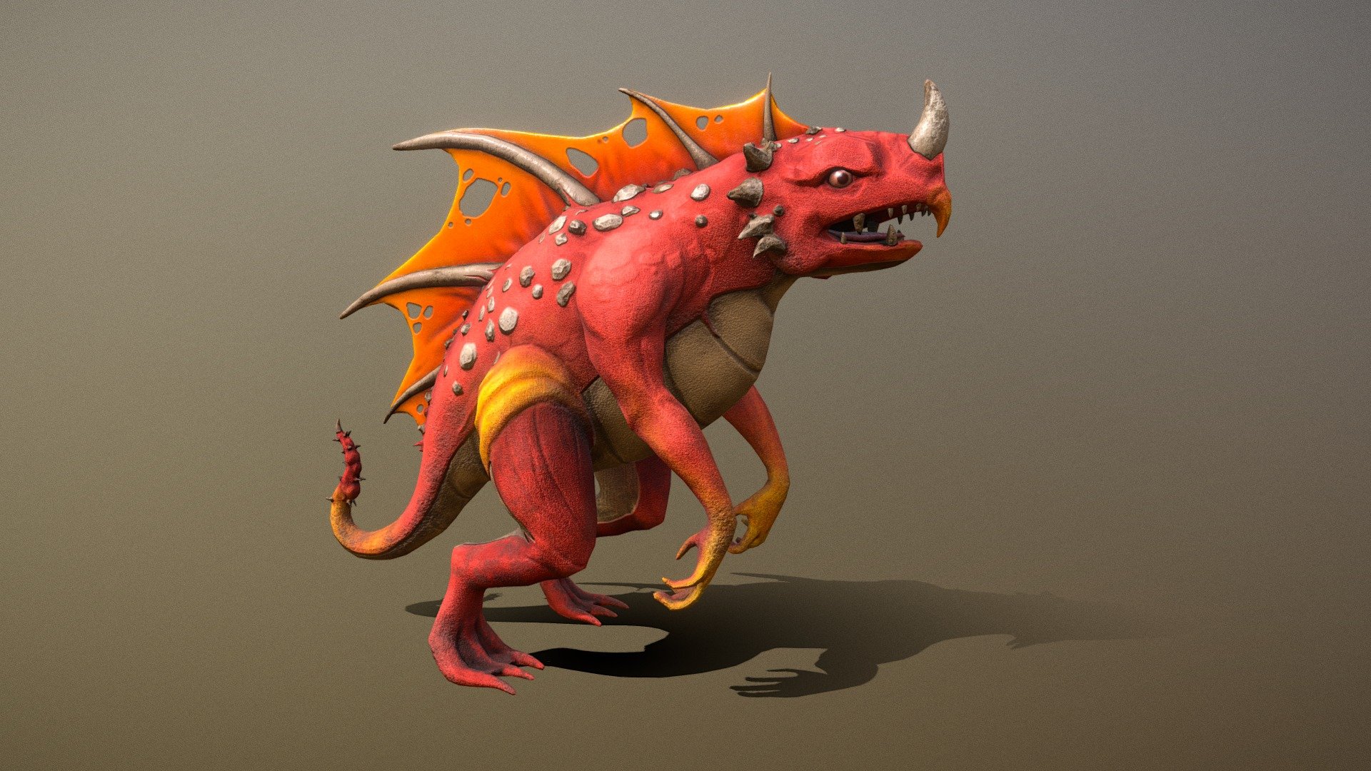 Lava Lizard - 3D model by tnjngy [43ef056] - Sketchfab