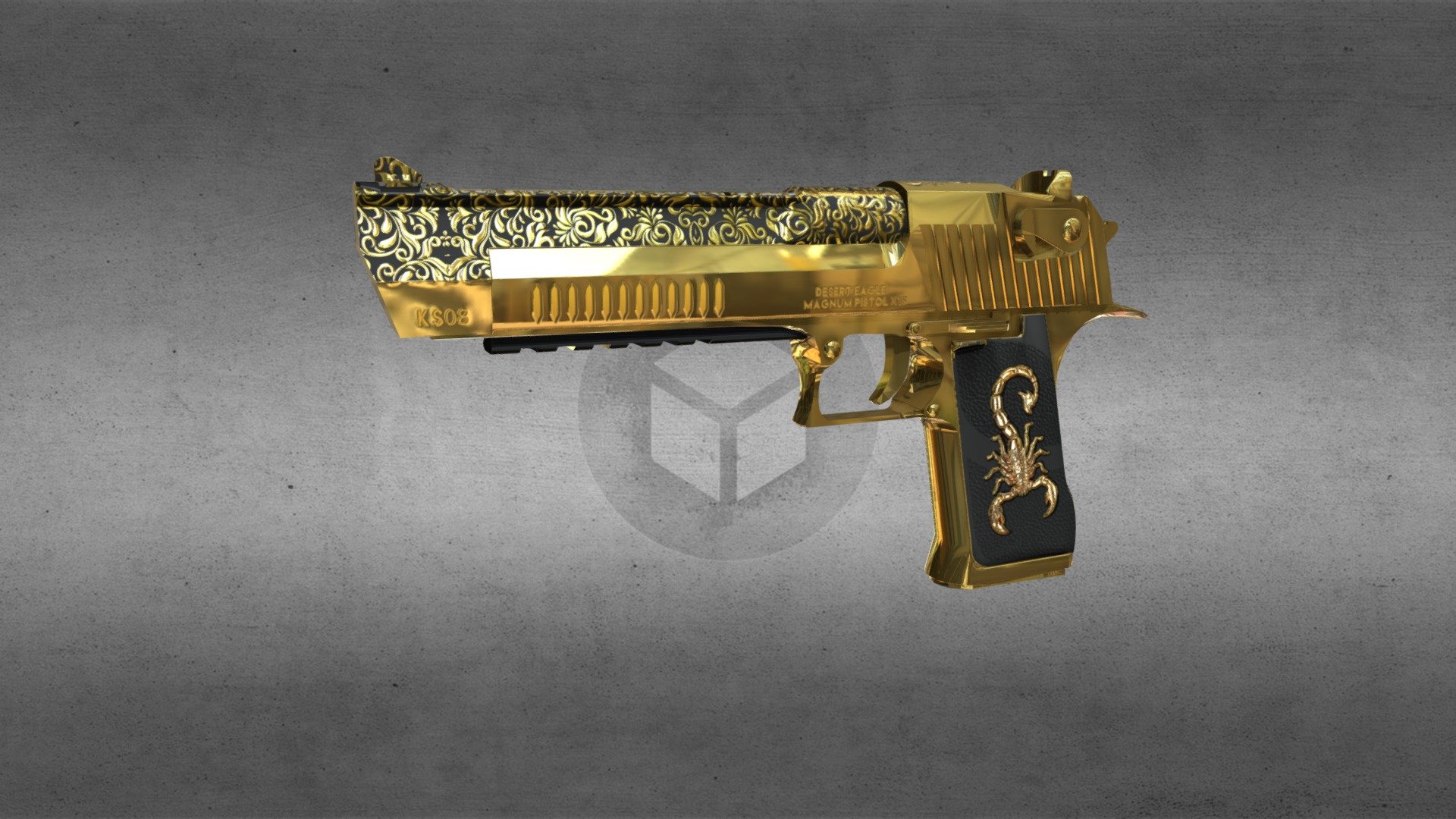 Deagle - Scoprion - 3D model by Guri.Kelmendi [43ef48b] - Sketchfab