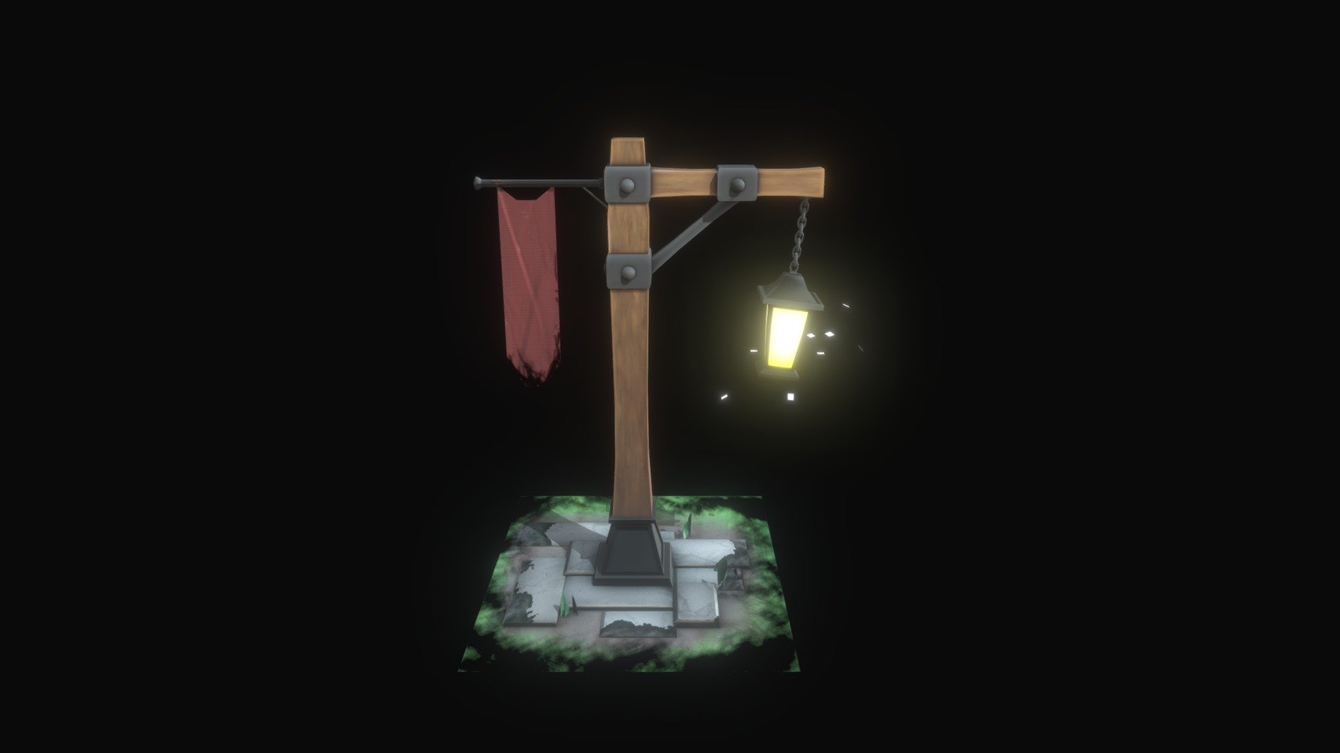 Lamp_post_animacja - 3D model by murrens [43efaab] - Sketchfab