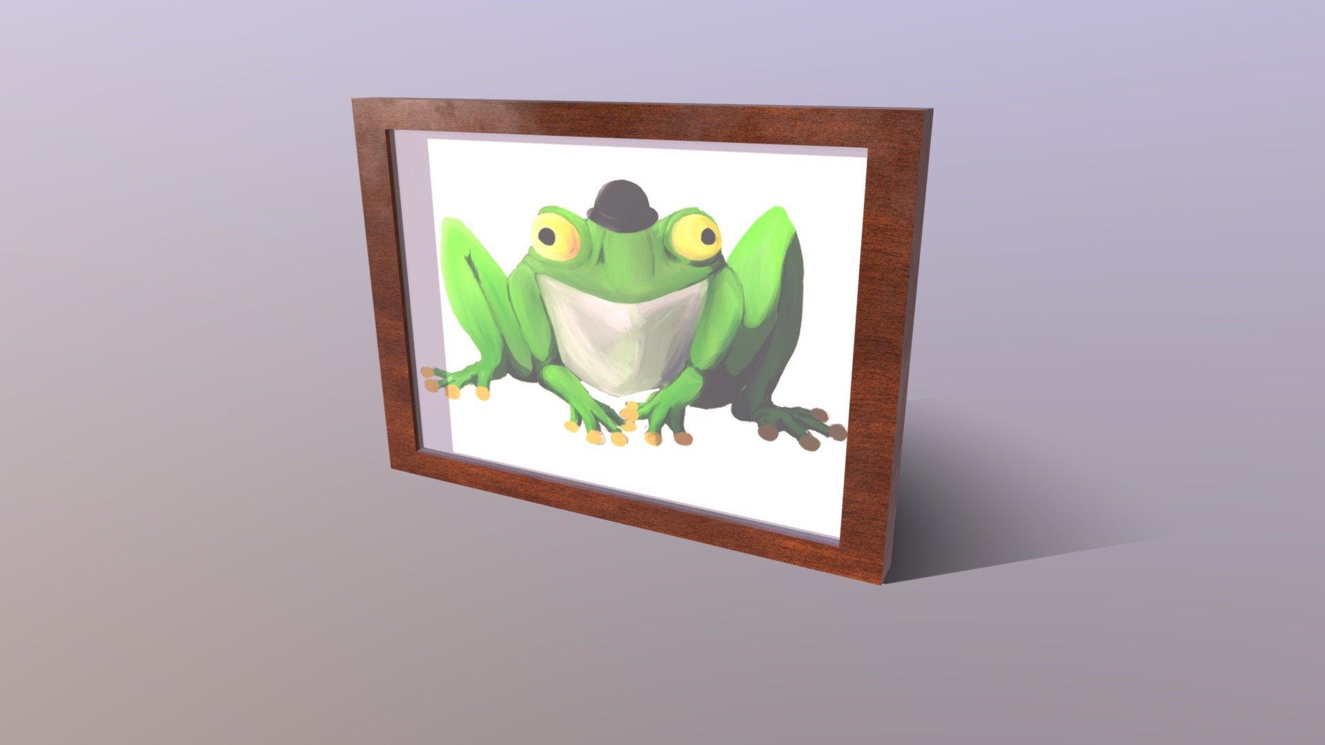Frog Painting (Personal Project Asset) - Download Free 3D model by ...