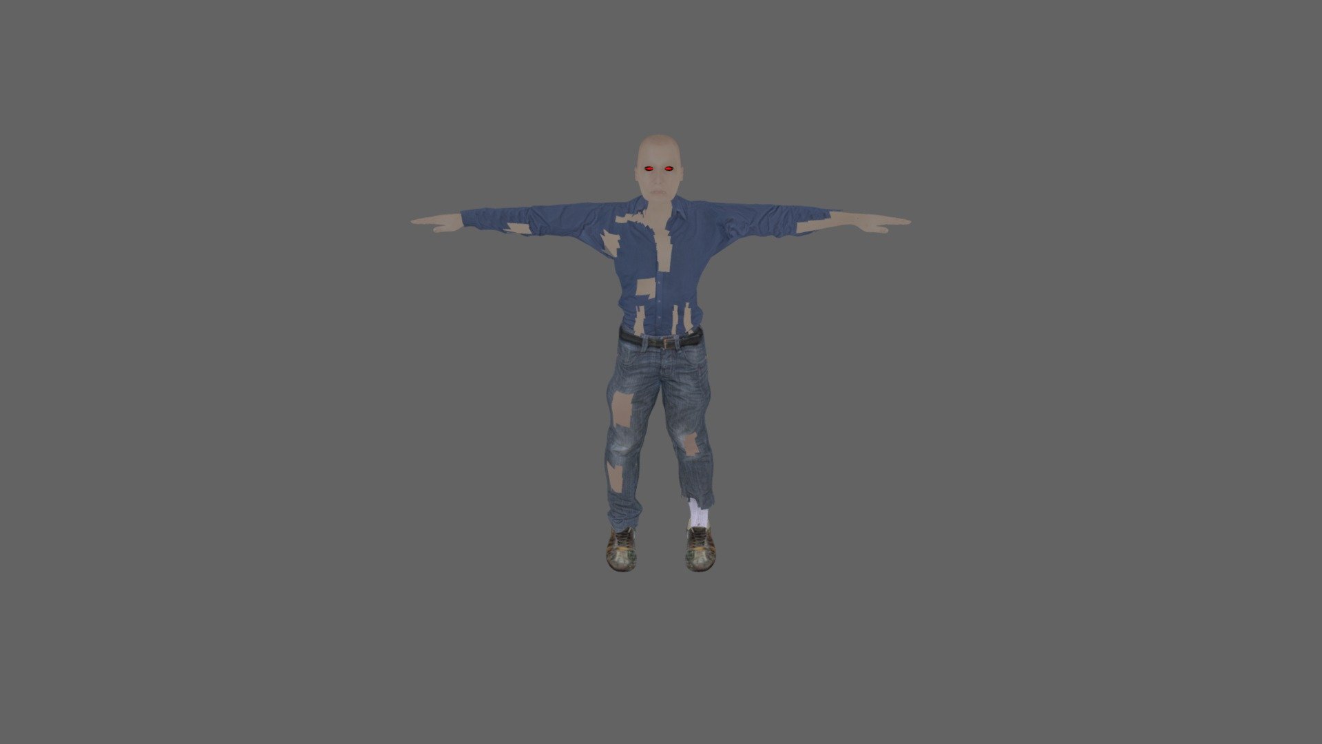 Scary Zombie With Zombie Animations - Download Free 3D model by ...