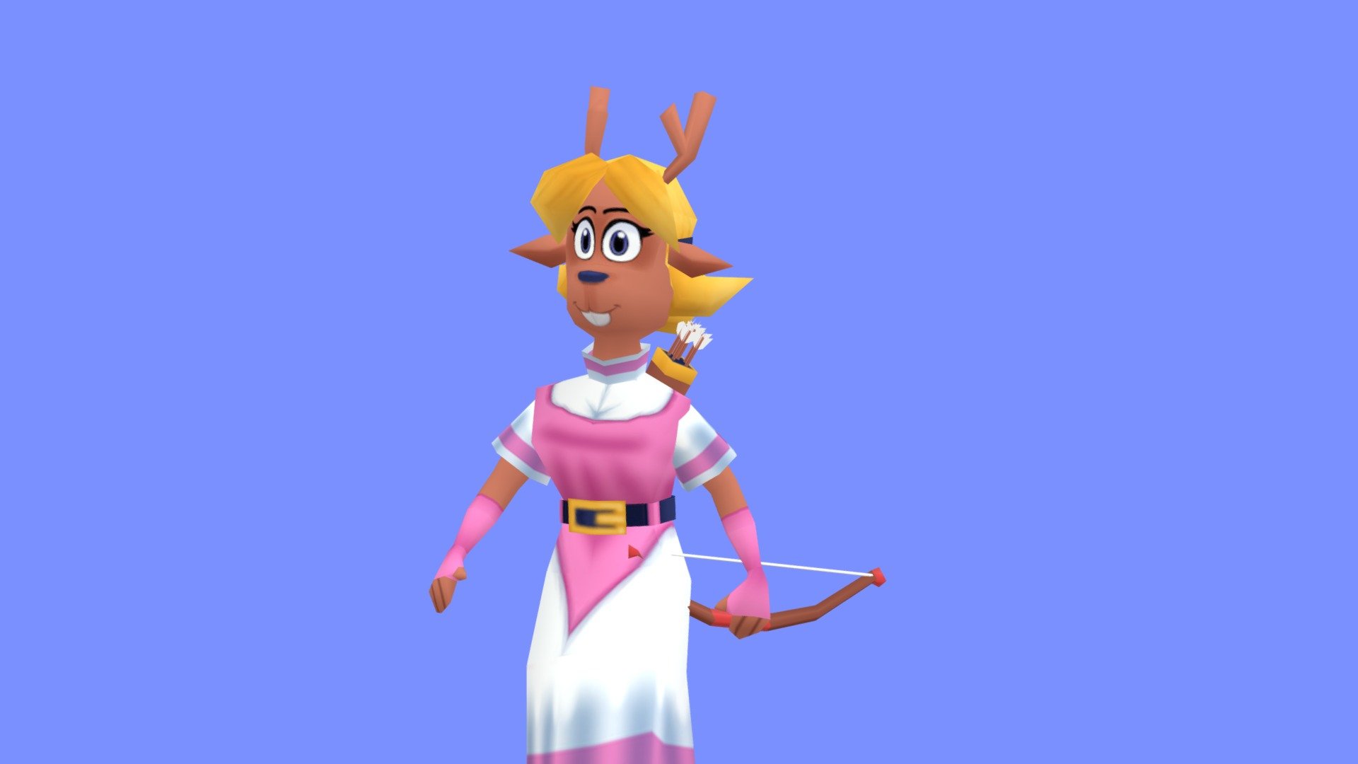 Princess Lynn (Low Poly) - 3D model by Famicomlink (@Famifawx) [43f1354 ...