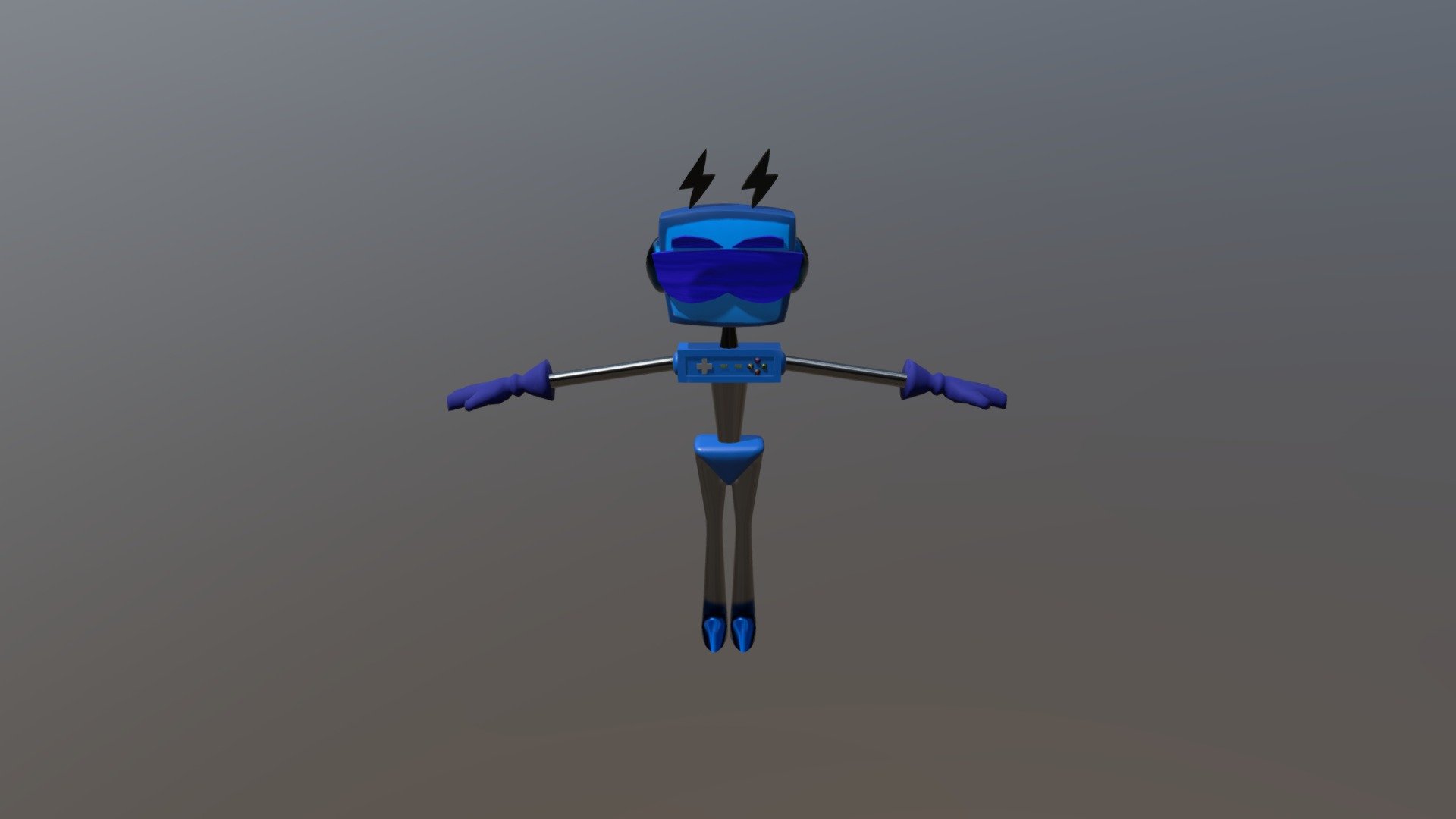 RetroTronic - 3D model by Daniel Fischler (@DingoCrash) [43f17f9 ...