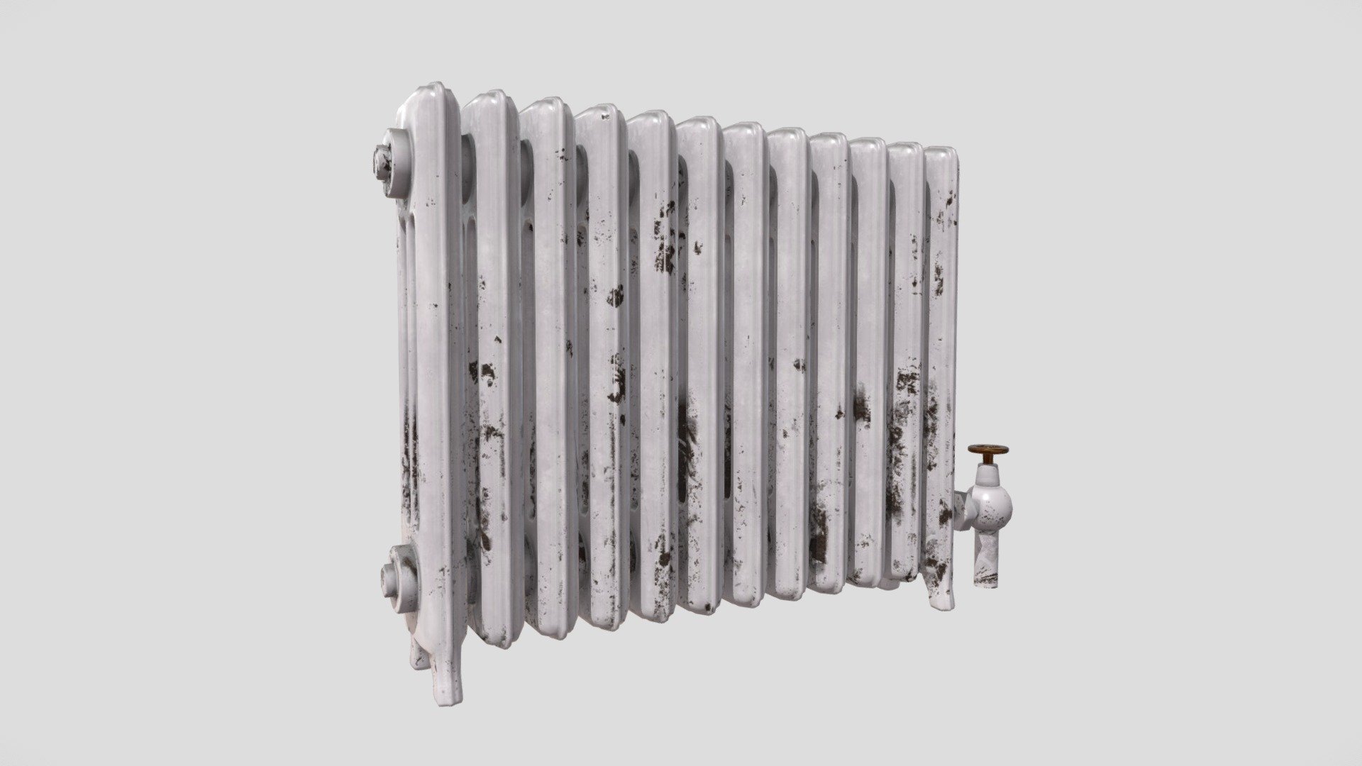 Rusty Vintage Radiator - Download Free 3D model by GiyoP [43f24fc ...