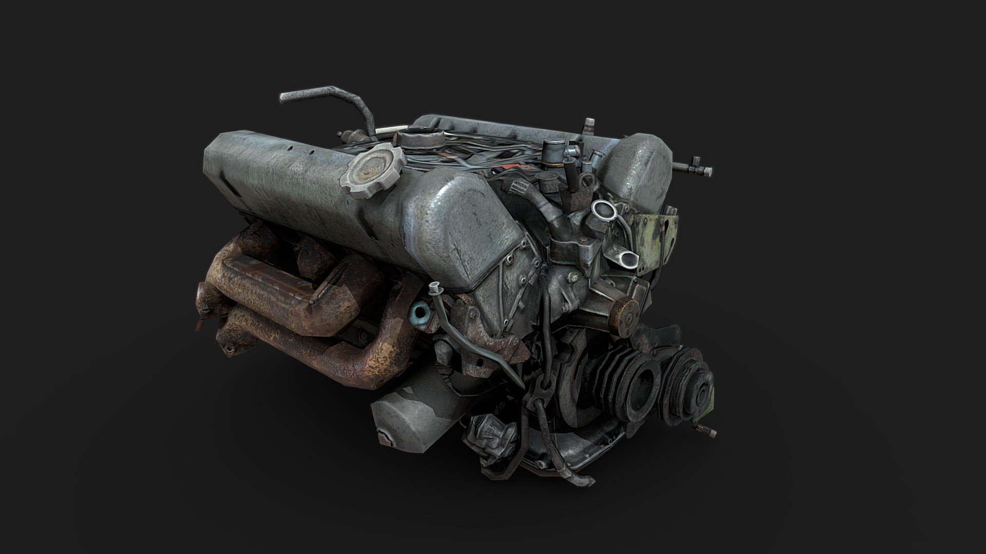 Engine Block 01 - 3D model by yyuchipingu [43f3248] - Sketchfab