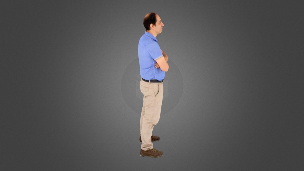 Blue Man - 3D model by P.T.A [43f36c2] - Sketchfab