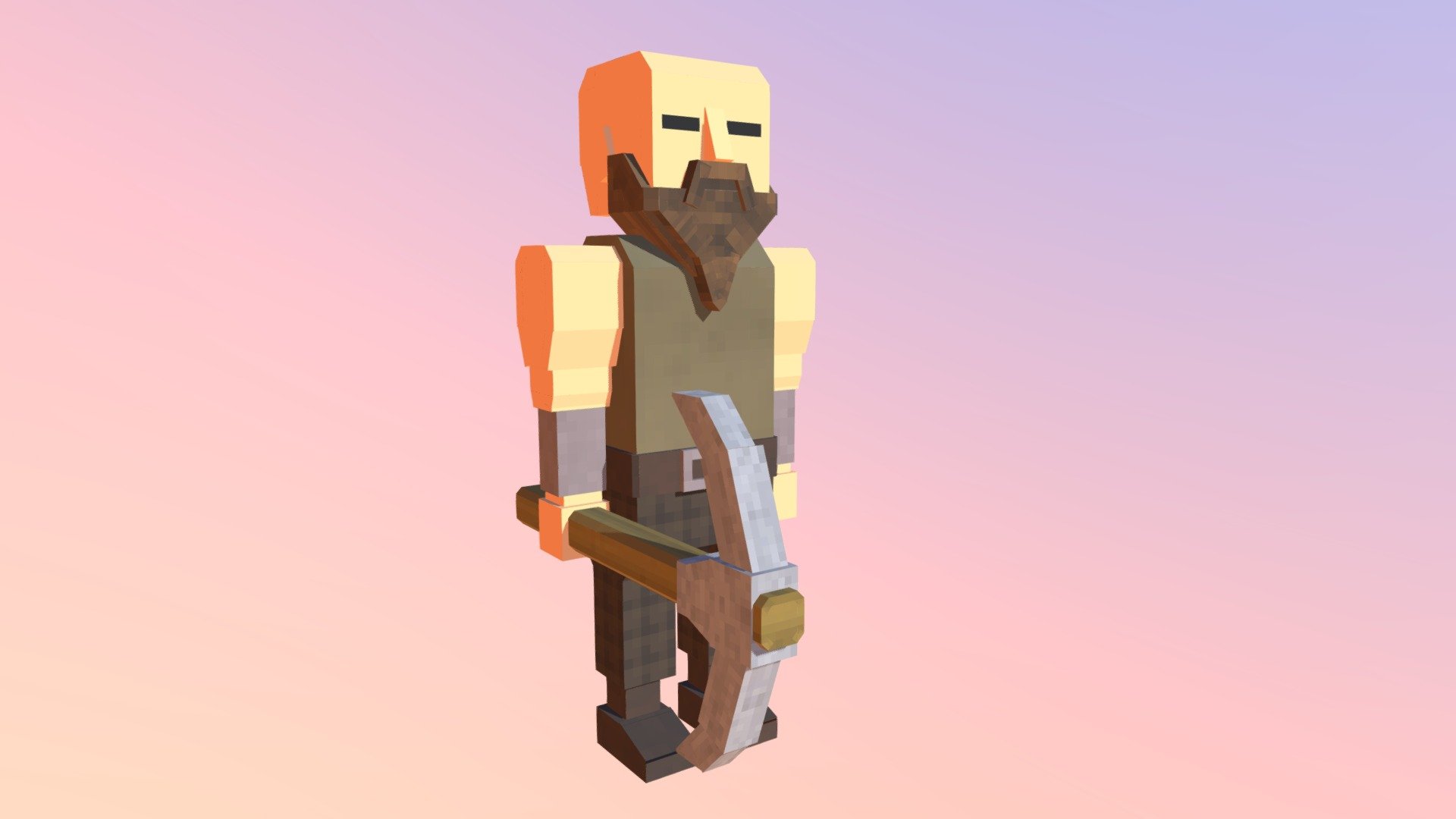 Dwarf - Minescape.us - 3D model by CookiesNom [43f5103] - Sketchfab