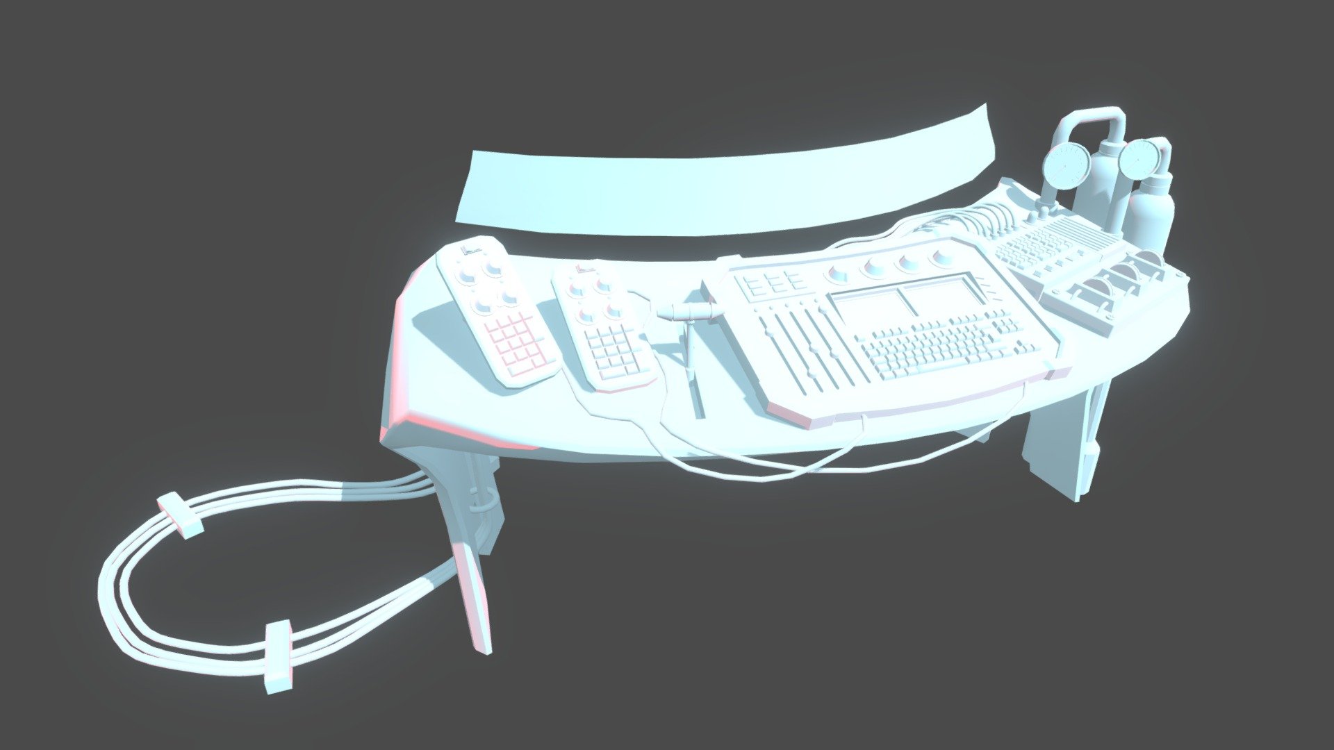 Control Board - 3D model by Jakub Brokl (@jakubbrokl) [43f615f] - Sketchfab