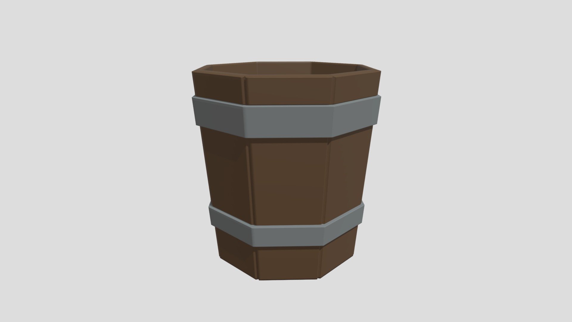 Low Poly Bucket - Download Free 3D model by MrPuppet [43f7ced] - Sketchfab