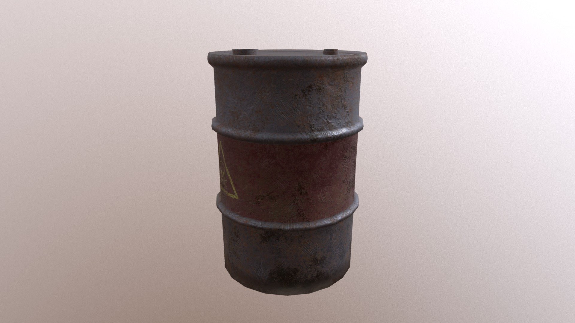 Metal Barrel - 3D model by folly [43f9a4d] - Sketchfab