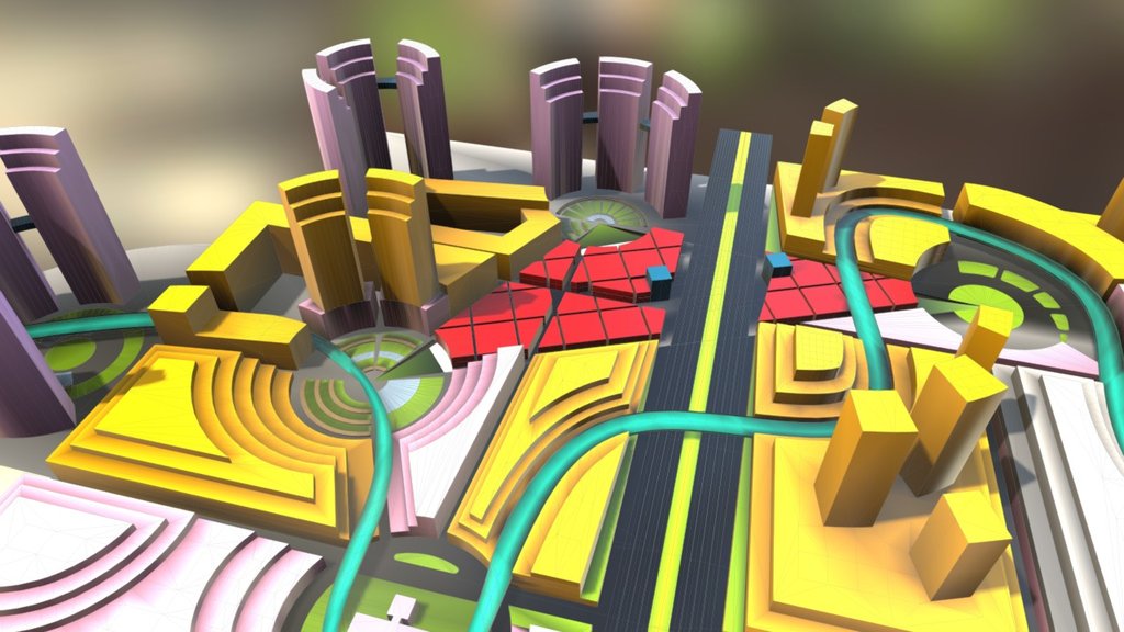 City Mesh 383 - Download Free 3D model by Ming Tang (@mtangmsu ...