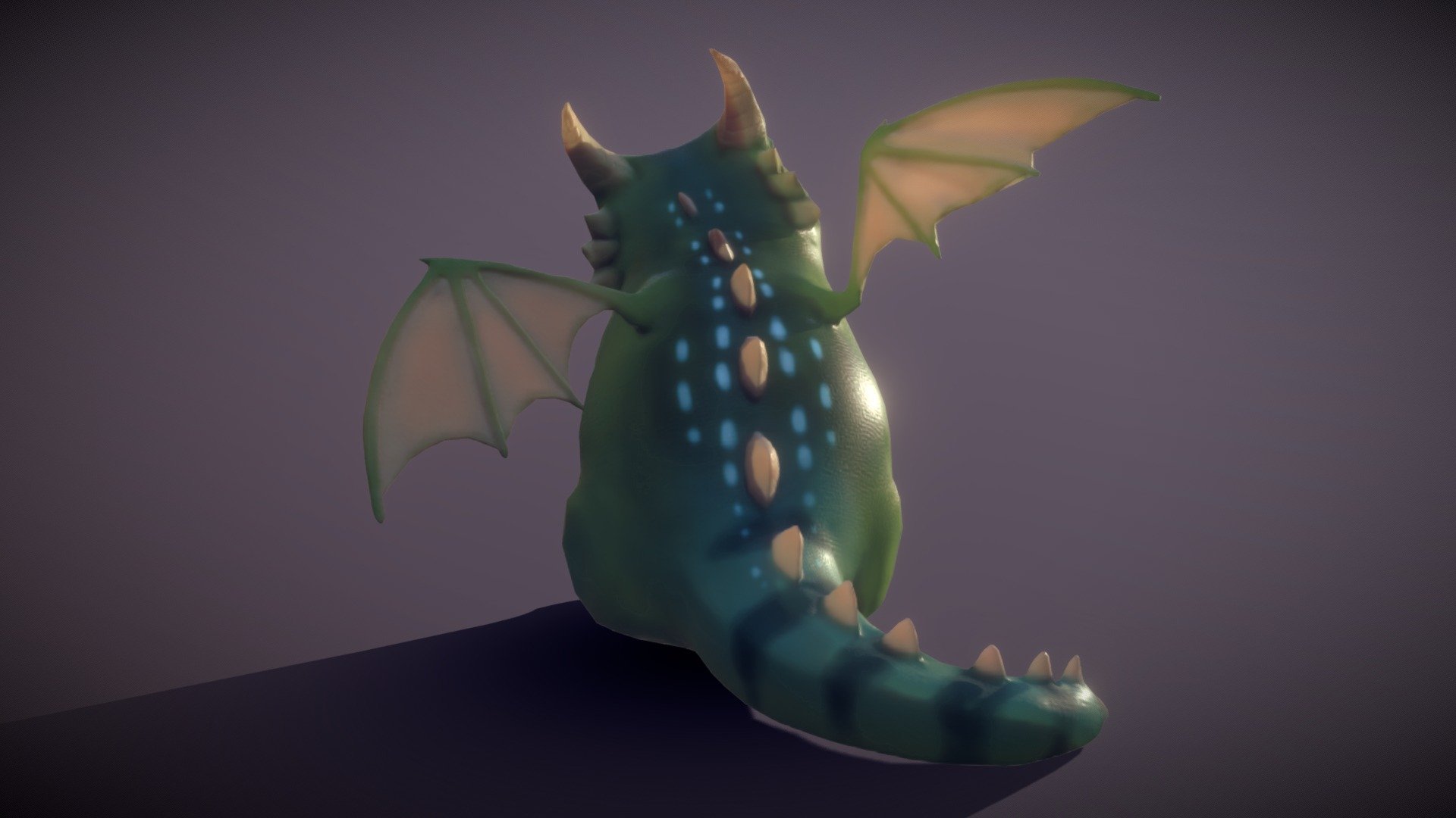 BB Dragon - 3D model by JUOJUO (@athirdof) [43fad5b] - Sketchfab