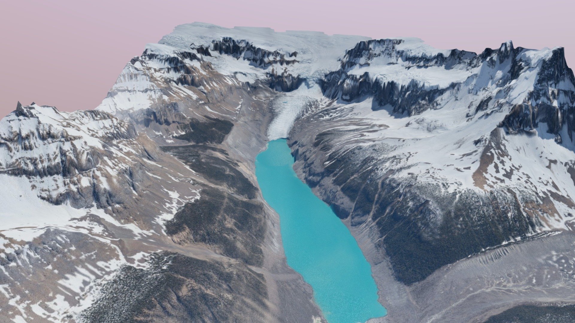 Columbia Glacier - 3D model by David Rippin (@davidrippin) [43fc157 ...