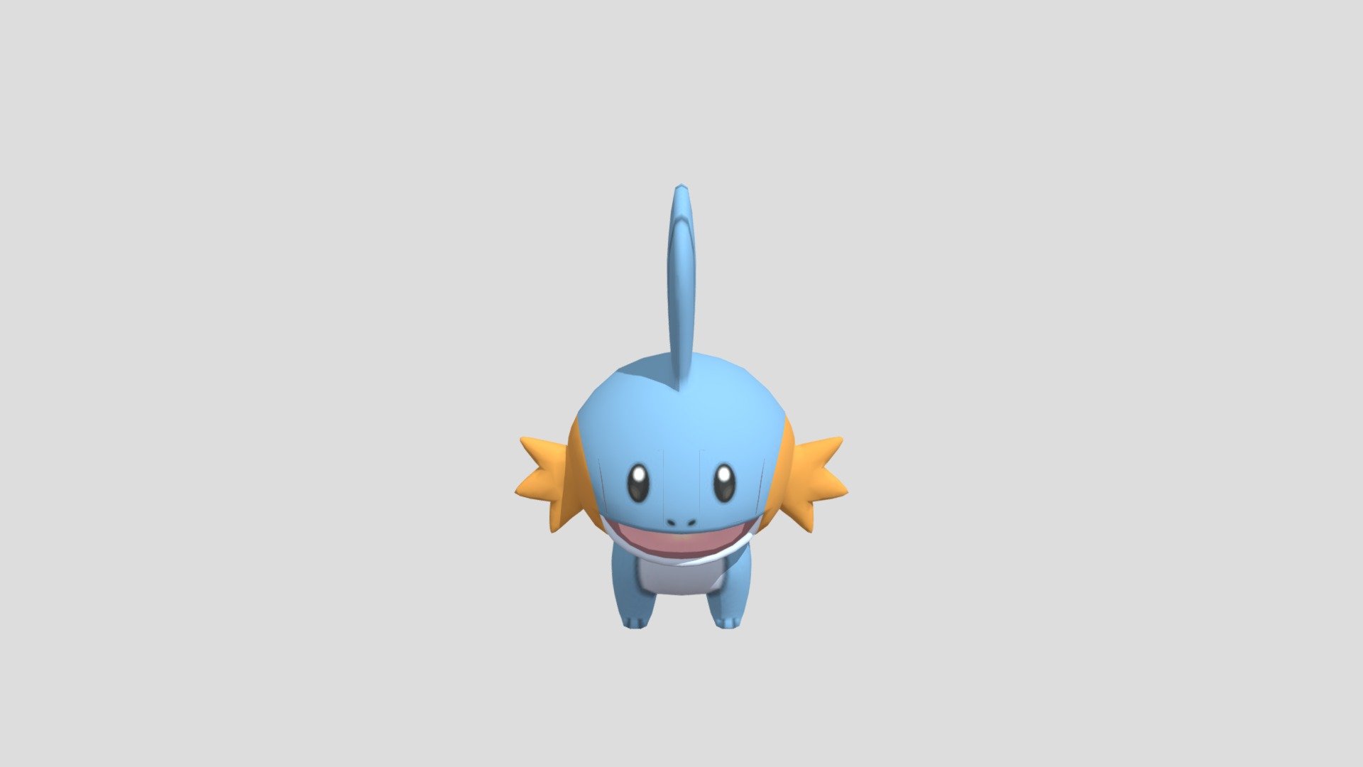 258 Mudkip - Download Free 3D model by jacobjksn42 [43fc7ab] - Sketchfab
