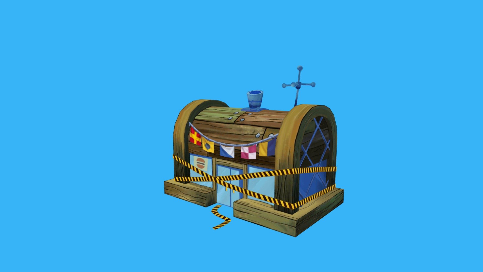 SpongeBob's Patty Pursuit - The Krusty Krab - Download Free 3D model by ...