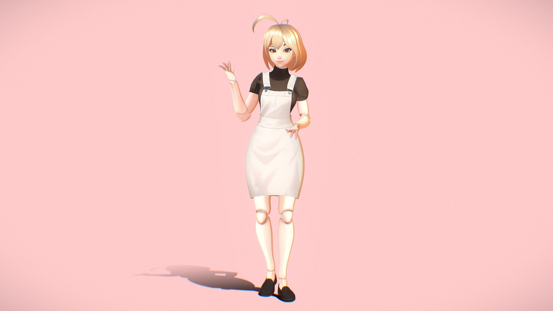 Doll Ramen Clothing, Rig and NPR Shaders Preview - Download Free 3D ...