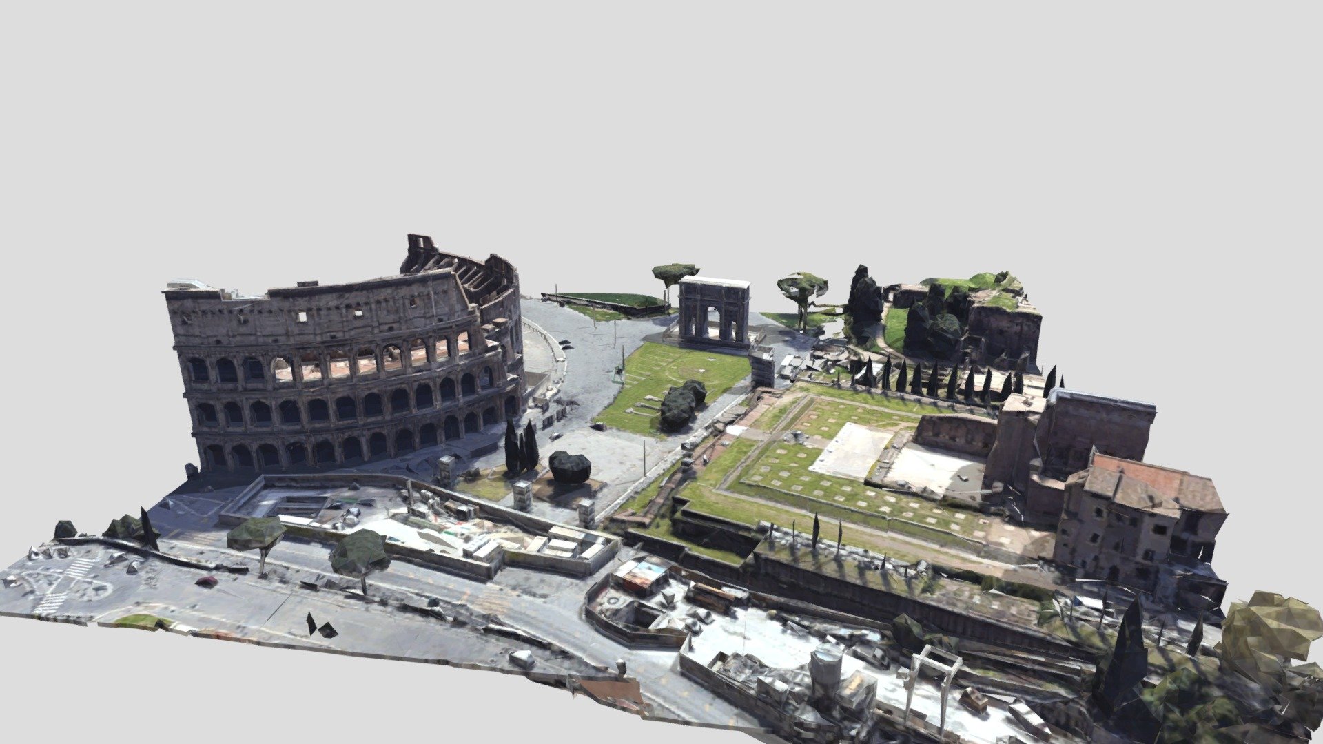 Colosseum - part 2 - Download Free 3D model by Tanya Shkredova ...