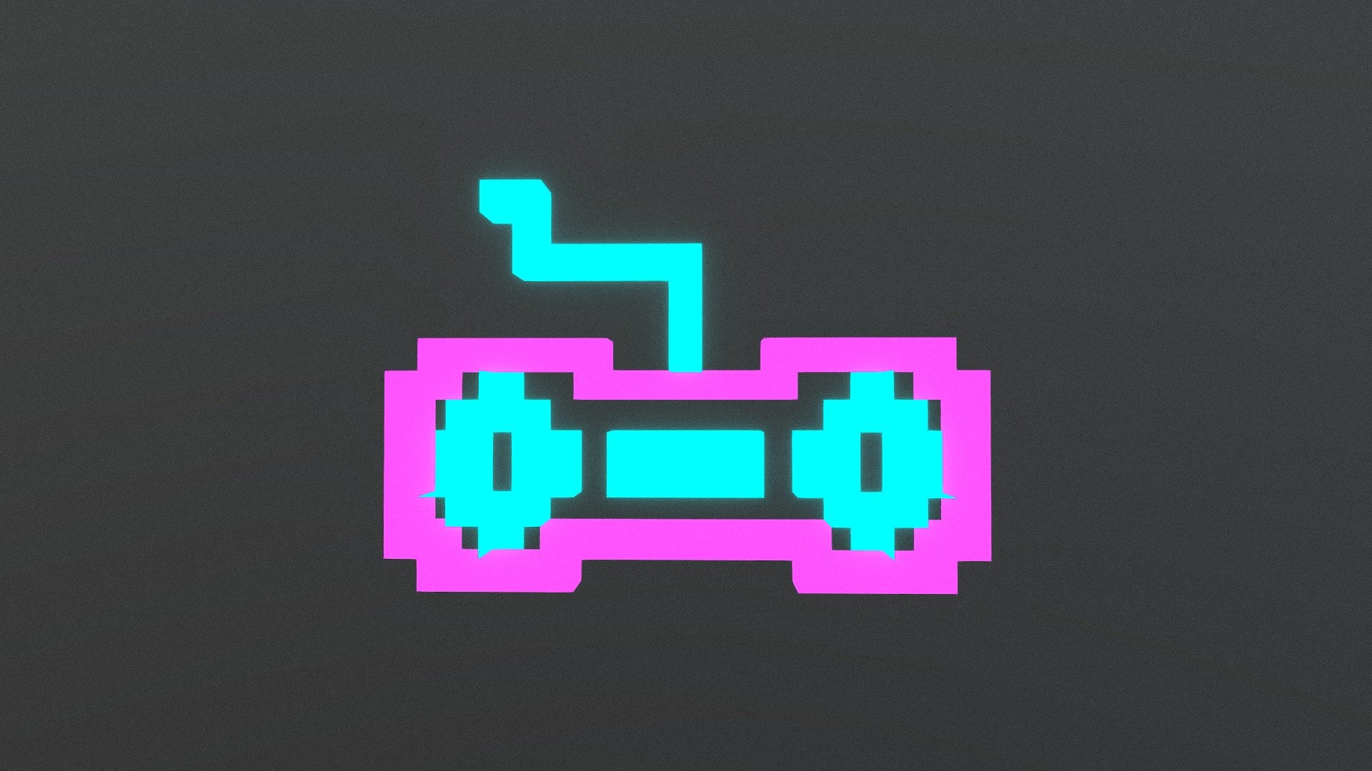 Simple neon game controller - Download Free 3D model by alina_dreiman ...