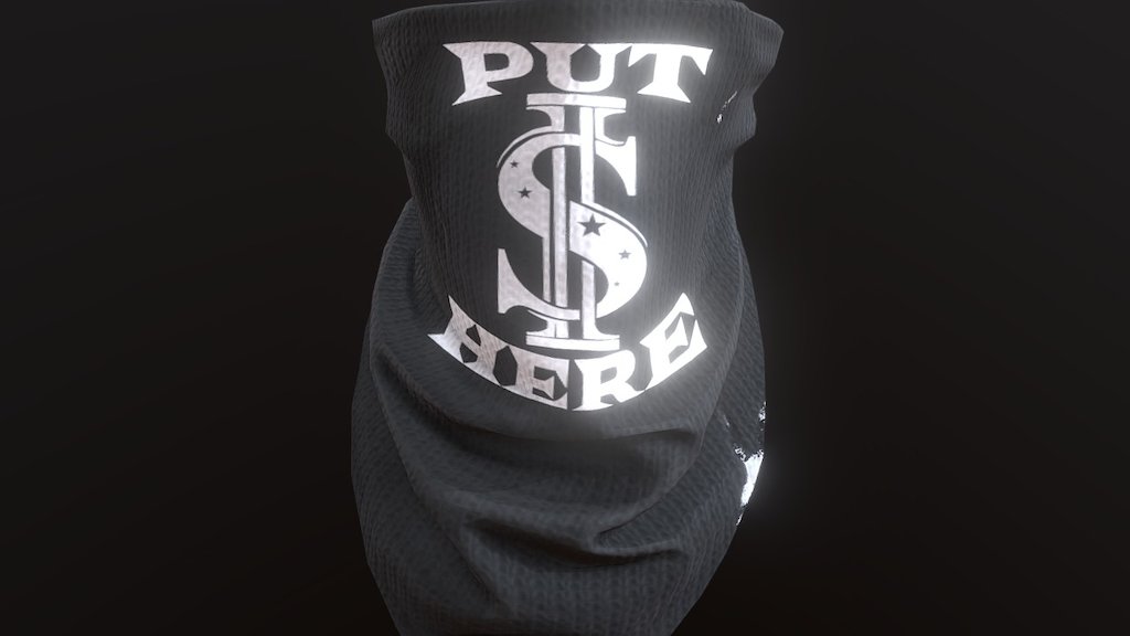 Bak RObber Bandana Rust Skin - 3D model by Milos Baskic (@MilosBaskic ...