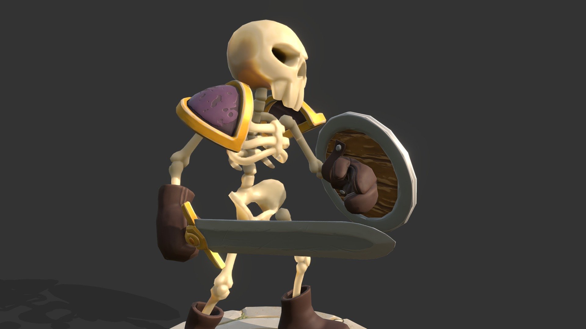 Skeleton Warrior - 3D model by RensPitman (@pearbook) [4401075] - Sketchfab