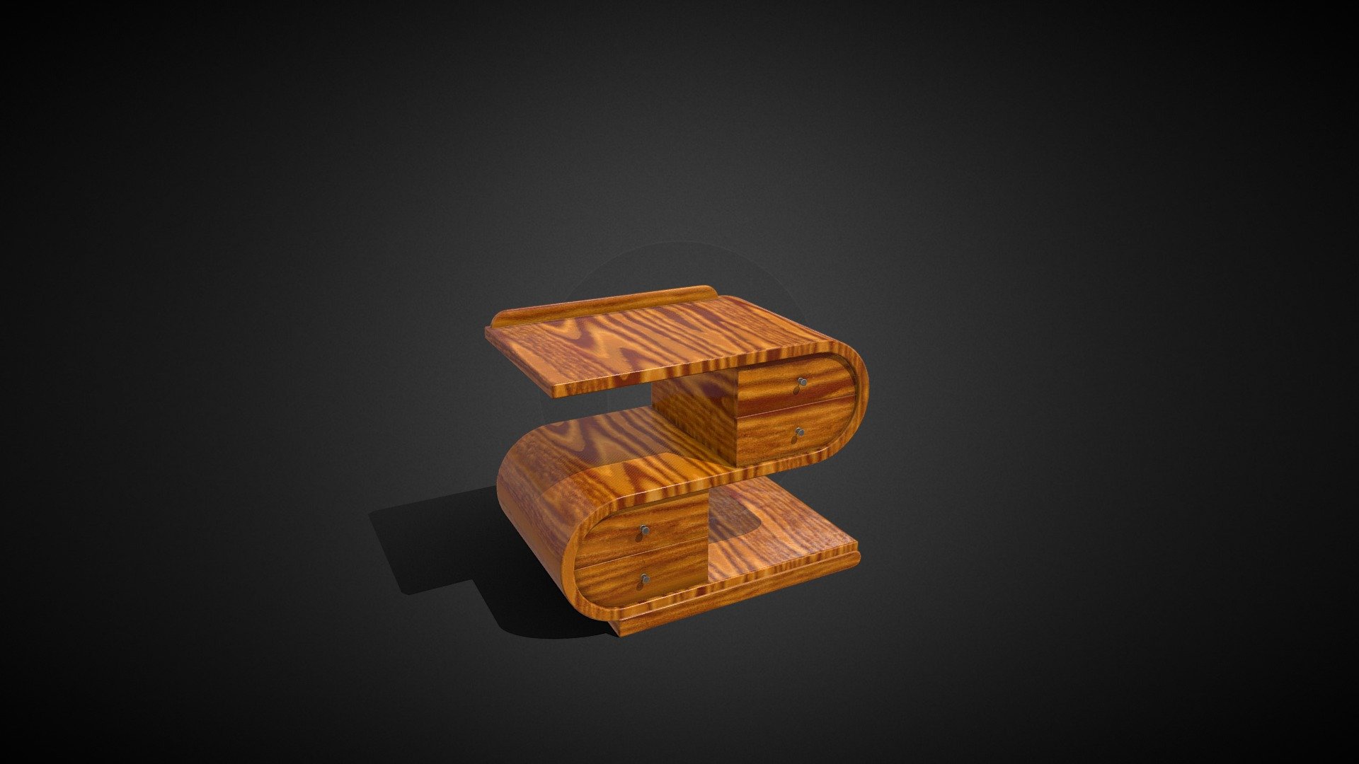 Art Deco Night Stand 01 - Buy Royalty Free 3D model by jeff_severson ...