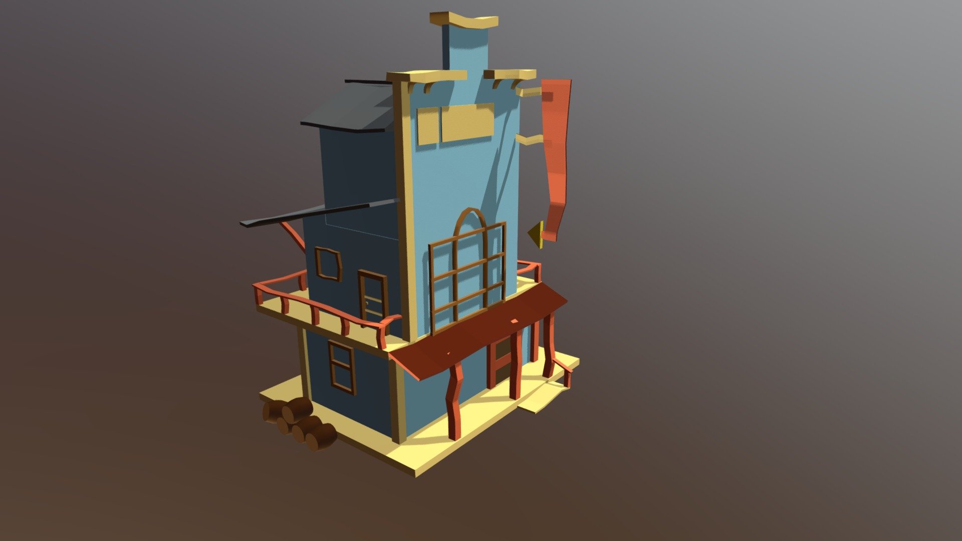 Draft: House - 3D model by jakarta [4403c23] - Sketchfab
