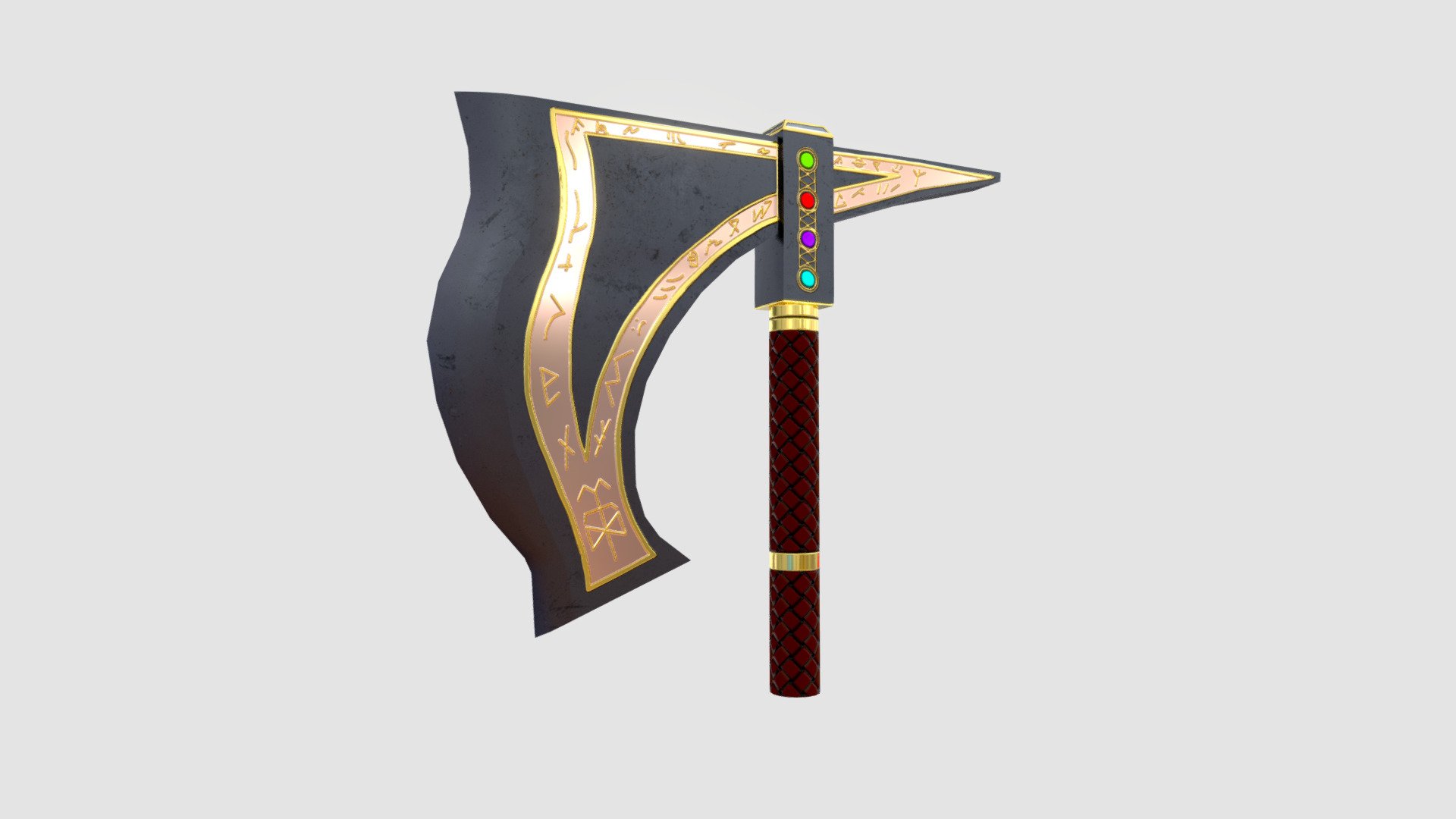 One Hand War Axe - Buy Royalty Free 3D model by Ernest E. (@eescala ...