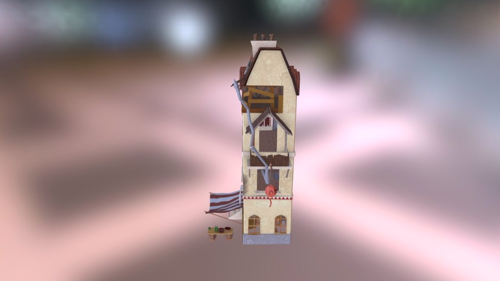 Low poly house - 3D model by Dmitry Savenko (@mojisej) [4406b50 ...