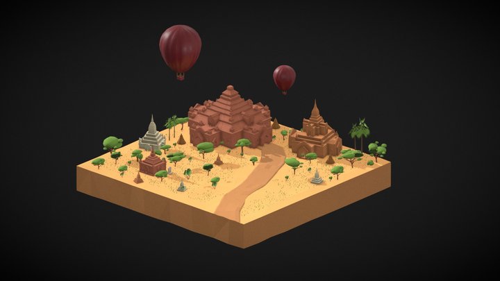 Bagan 3D models - Sketchfab