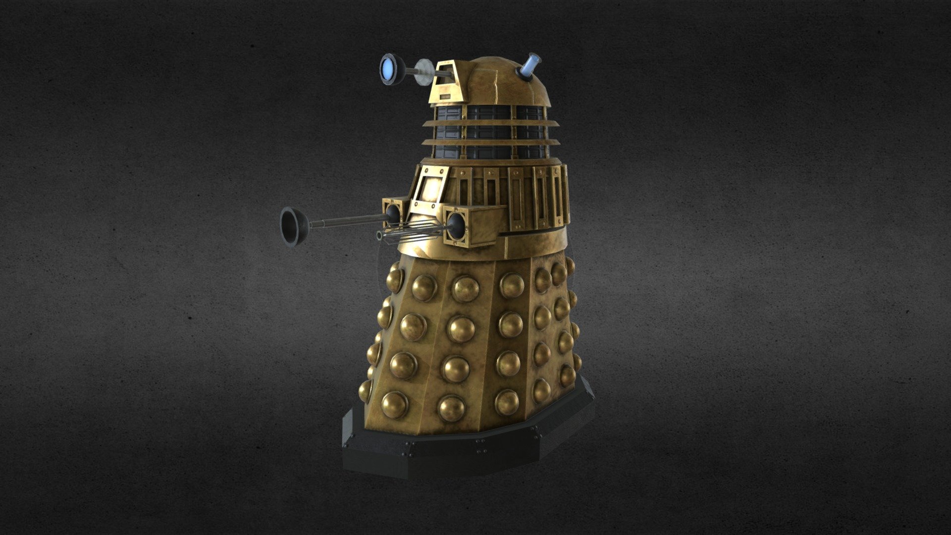 Dalek! - Buy Royalty Free 3D model by DafVader [4407c18] - Sketchfab Store