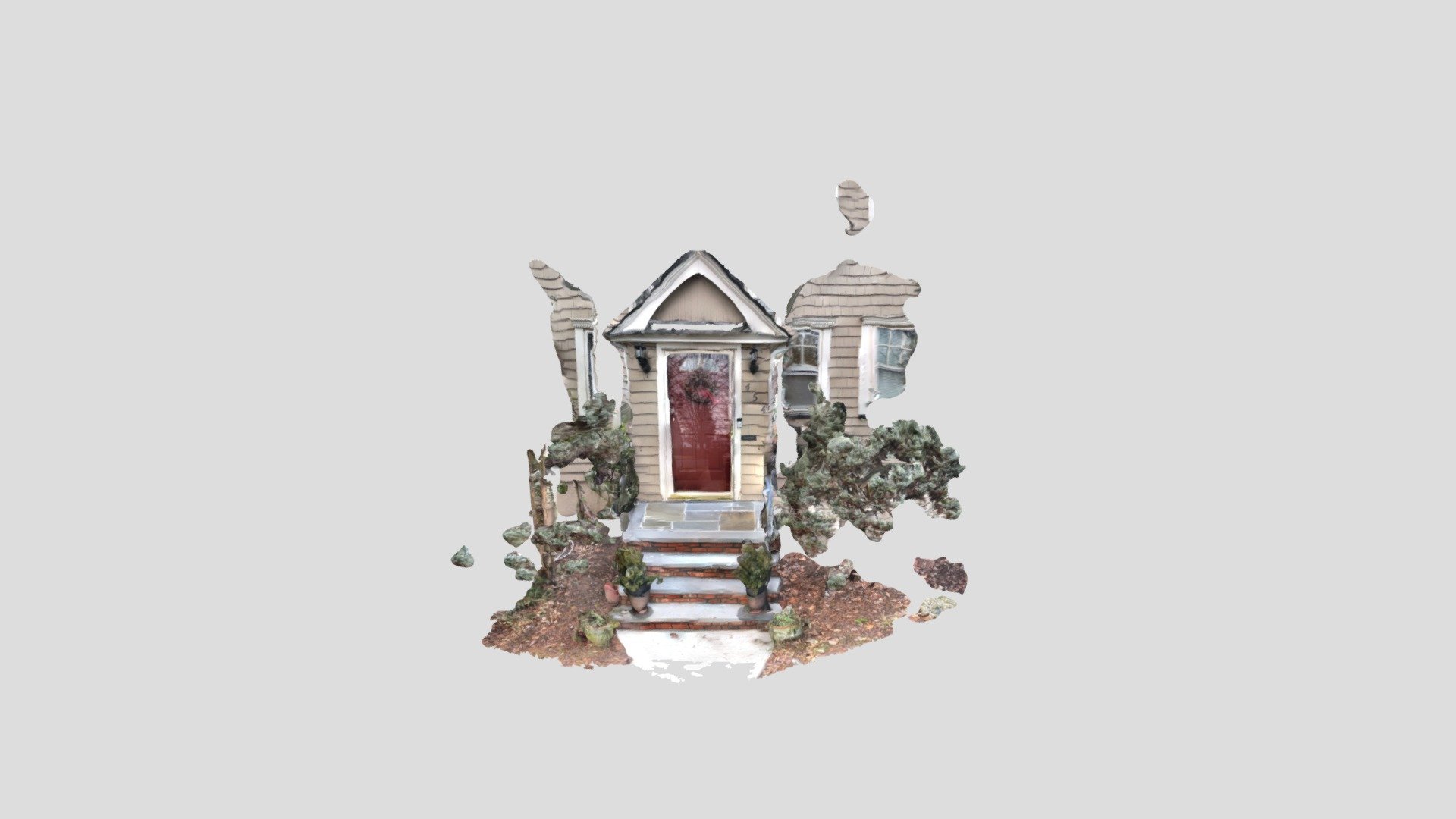 Front House - Download Free 3D model by tomtompik [440991c] - Sketchfab