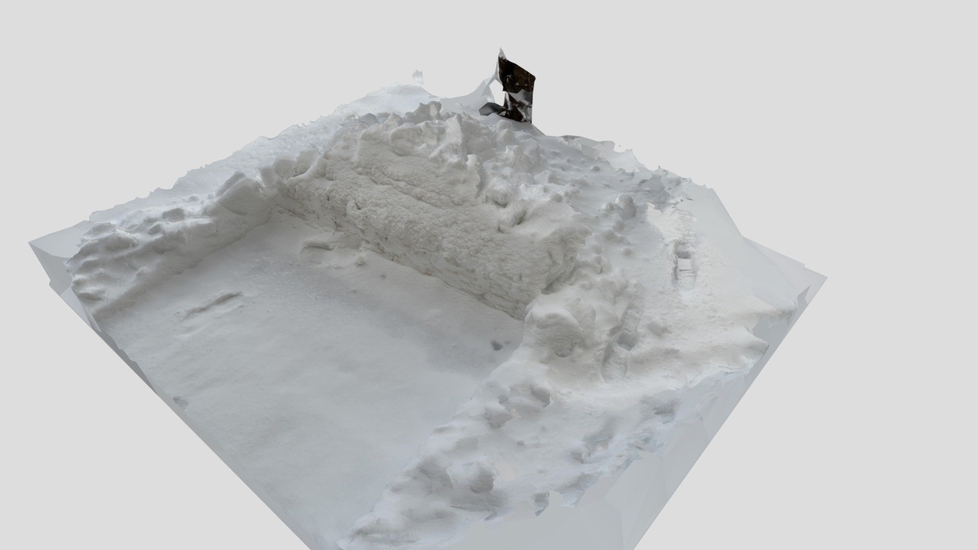 Pile of snow - Download Free 3D model by conflig [440a504] - Sketchfab