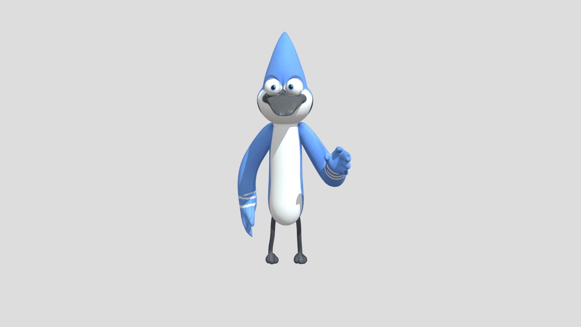 Blue Jay Character - 3D model by Mecha Godzilla (@Ayan_ahmad) [440aa47 ...