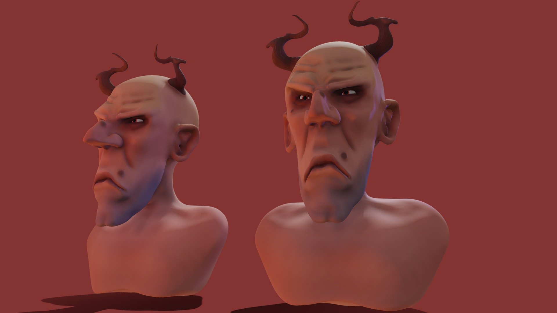 Evil Mastermind - Bust - Download Free 3D model by SamThePie (@Sam.Hendy) [440d753] - Sketchfab