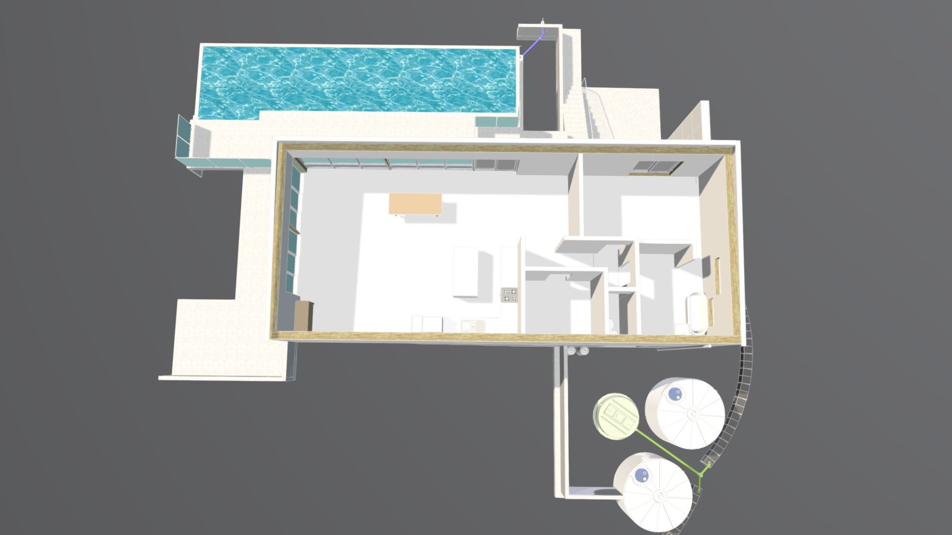 Dune House No Roof - 3D model by airmanis [440ef3e] - Sketchfab
