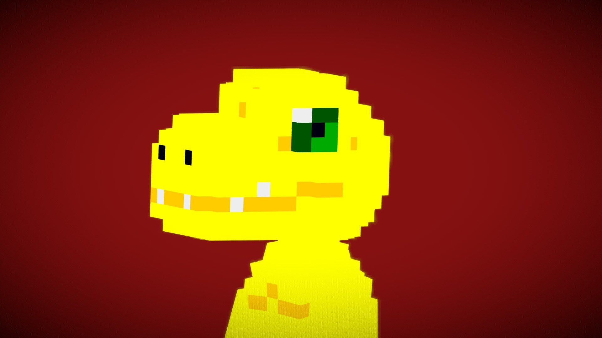 Agumon (simple animation) - 3D model by pratamacam [4413bd7] - Sketchfab