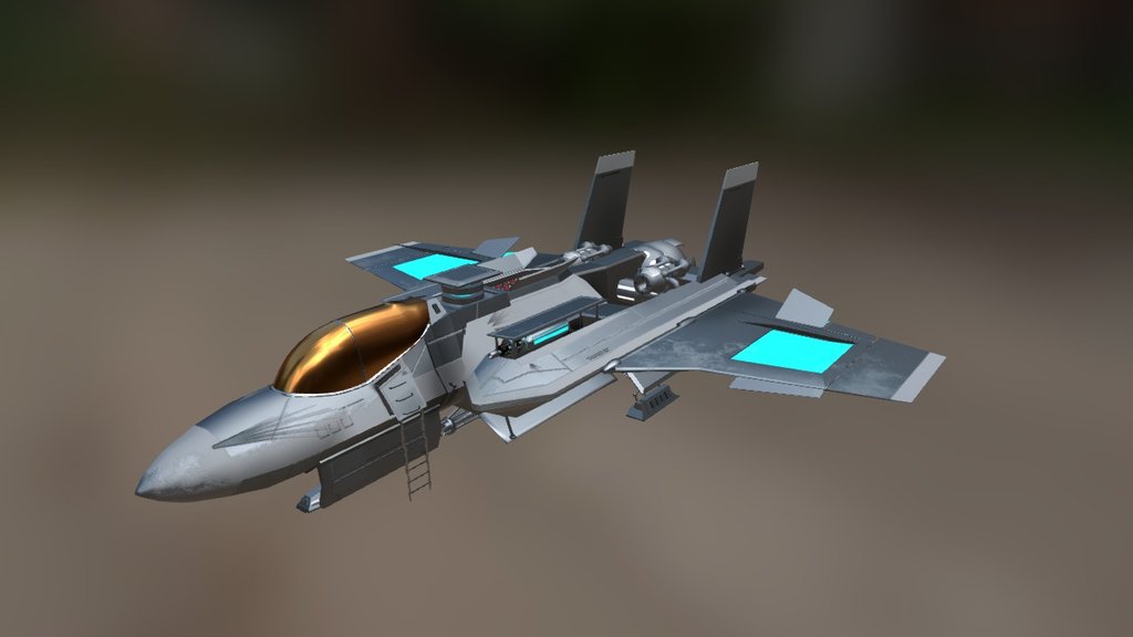 Updated Texture Fighter Plane - 3D model by kevinroberts.wolfe [44161fa ...