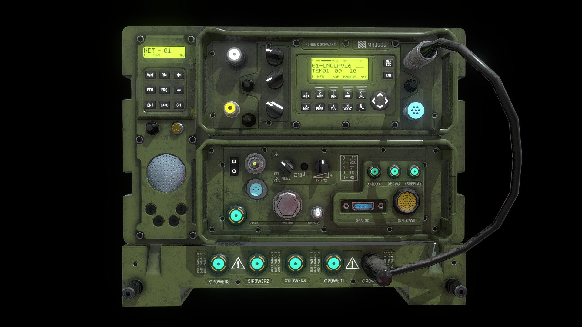 Military Radio - 3D model by Julian Hoogendoorn (@JulianHoogendoorn ...