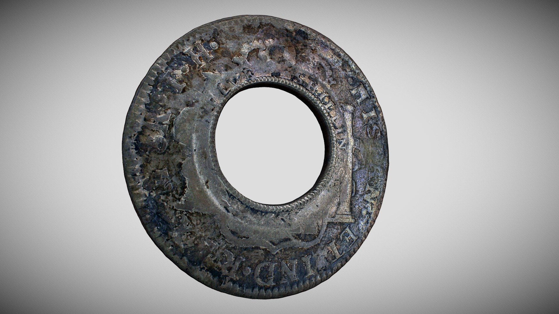Holey Dollar_RAMINT - 3D model by Andrew Yip (@andrewyip) [4417ab8 ...
