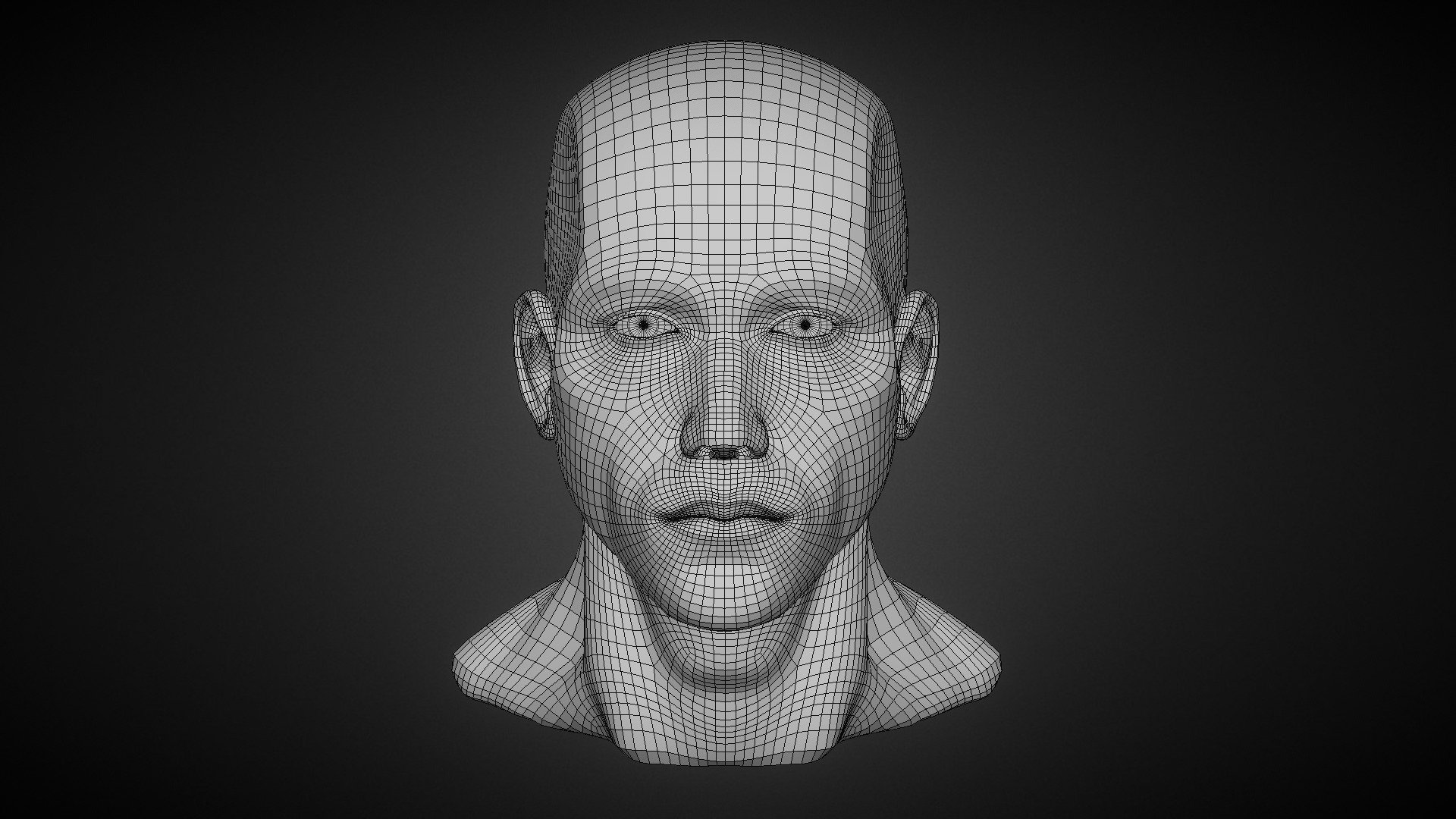Head Topology - Download Free 3D model by EnotoButerbrodo [4417bba ...