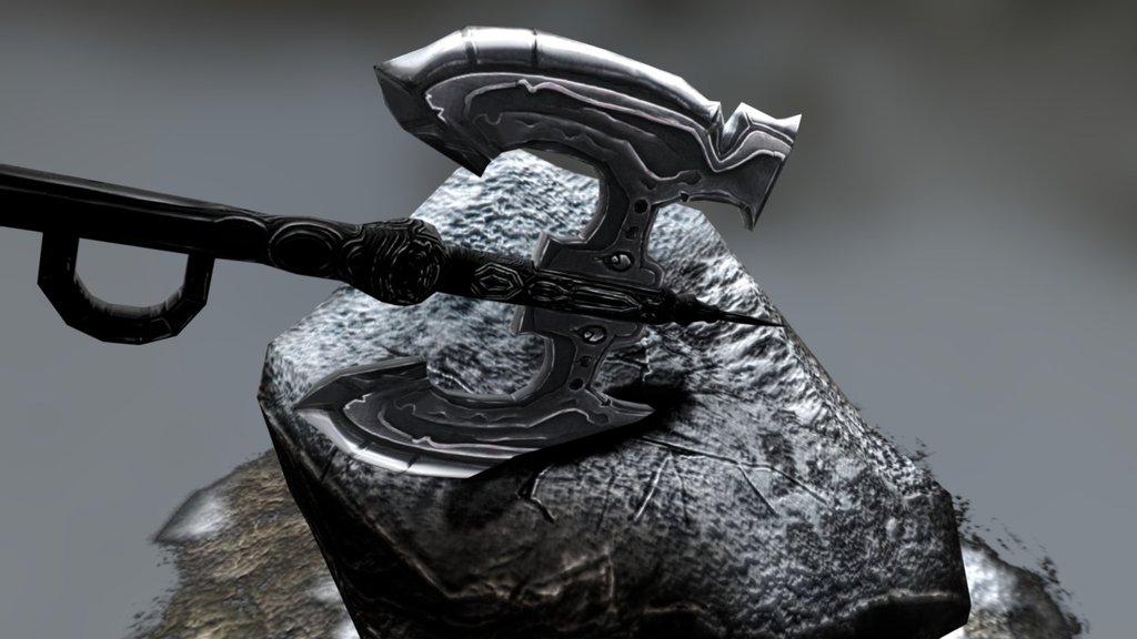 Undead's Battle Axe - 3D model by Michael Cosola (@jinkapo) [44181e0 ...