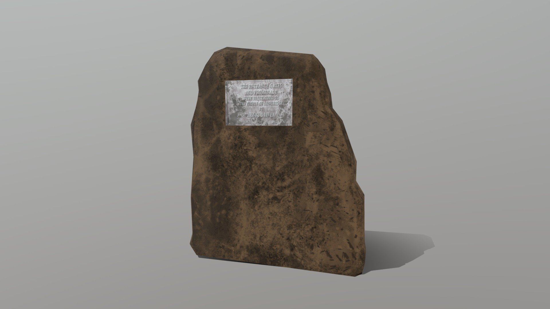 Memorial Stone - Personal project - Download Free 3D model by Phil ...